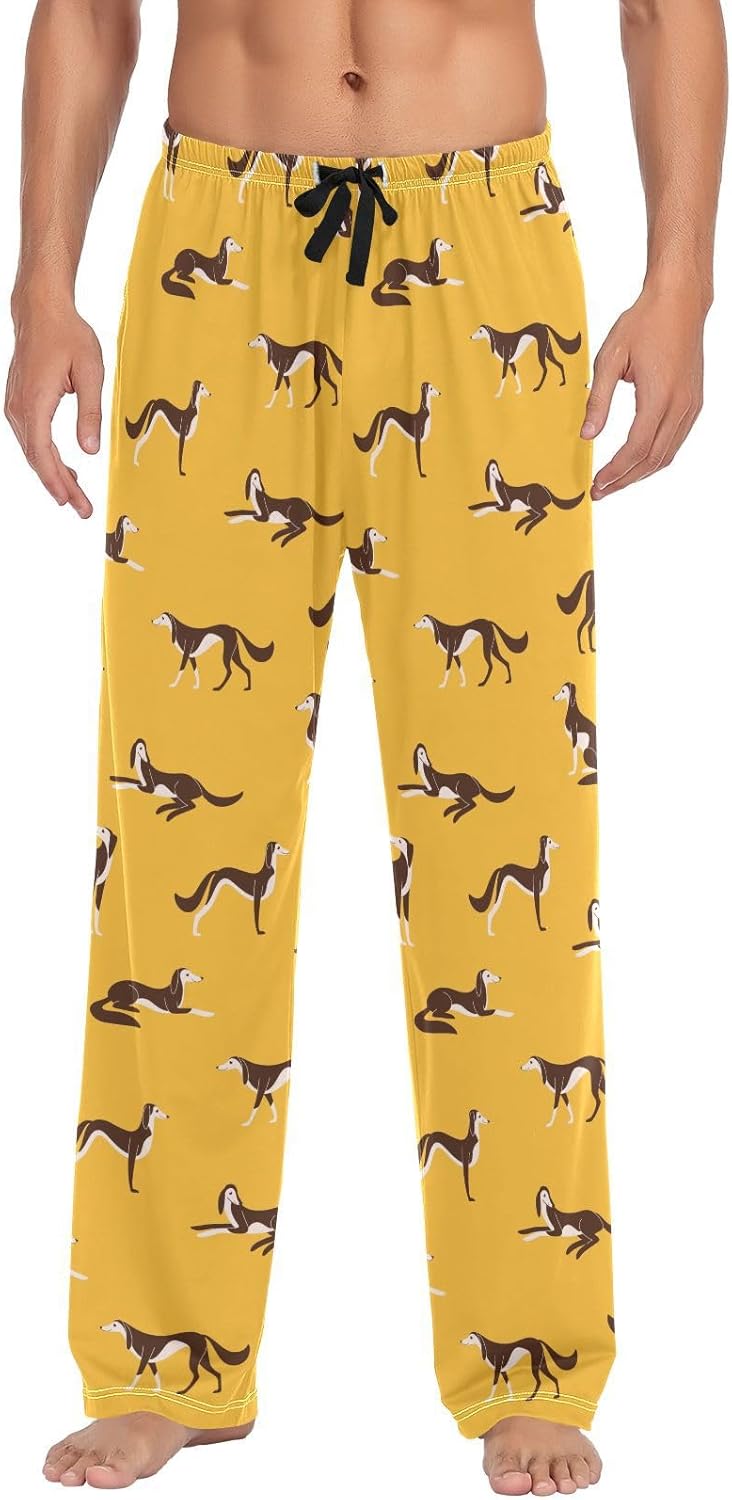 HPINK-T Mens Pajama Pants German Shorthaired Pointer Men's Pajama ...