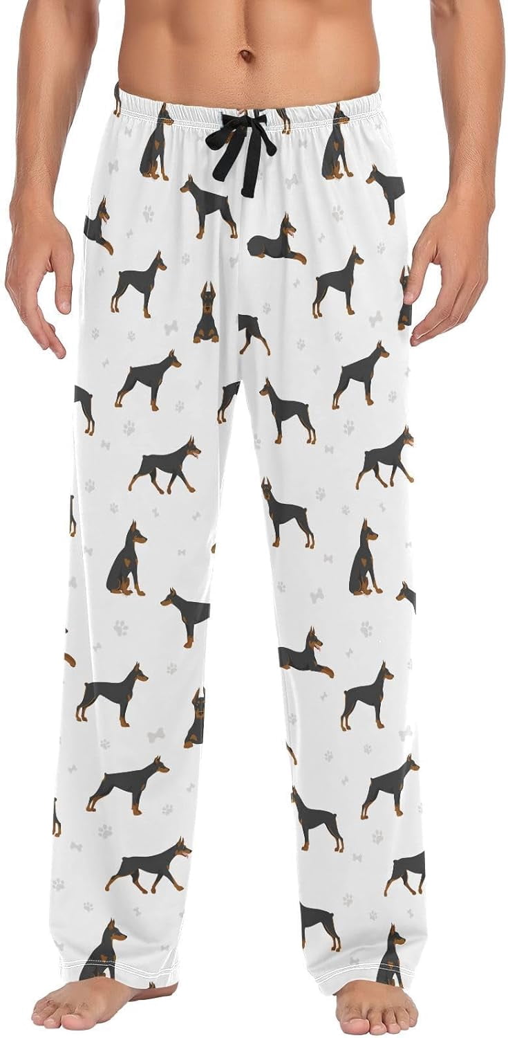 HPINK-T Mens Pajama Pants German Shorthaired Pointer Men's Pajama ...