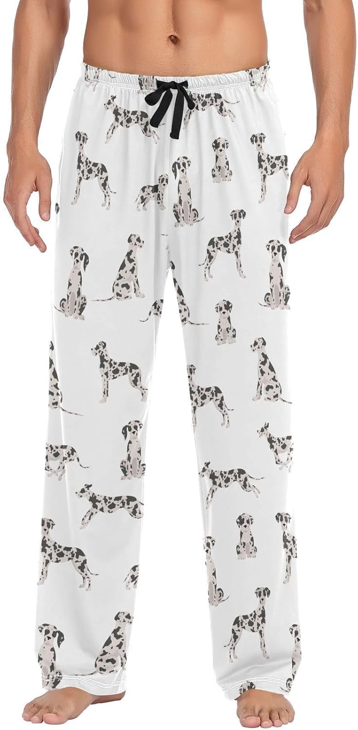 HPINK-T Mens Pajama Pants German Shorthaired Pointer Men's Pajama ...