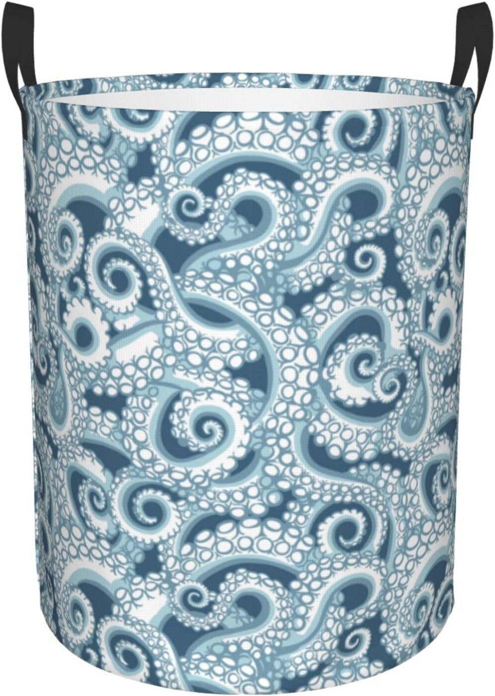 HPINK-T Octopus Collapsible Laundry Basket,Laundry Hamper With Handles ...