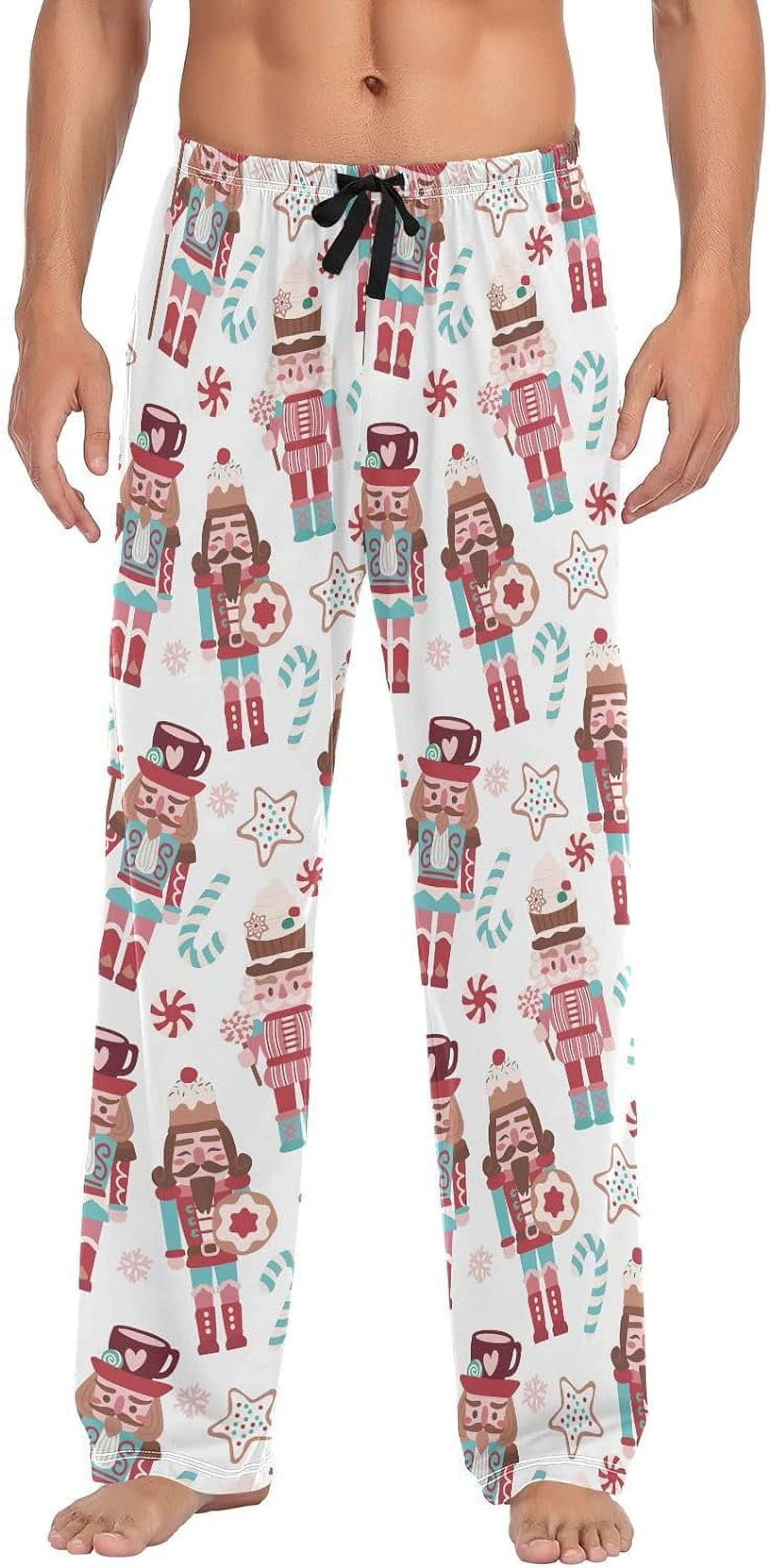 HPINK-T Xmas Nutcracker Pajama Pants for Men PJs Bottoms Sleep Lounge ...