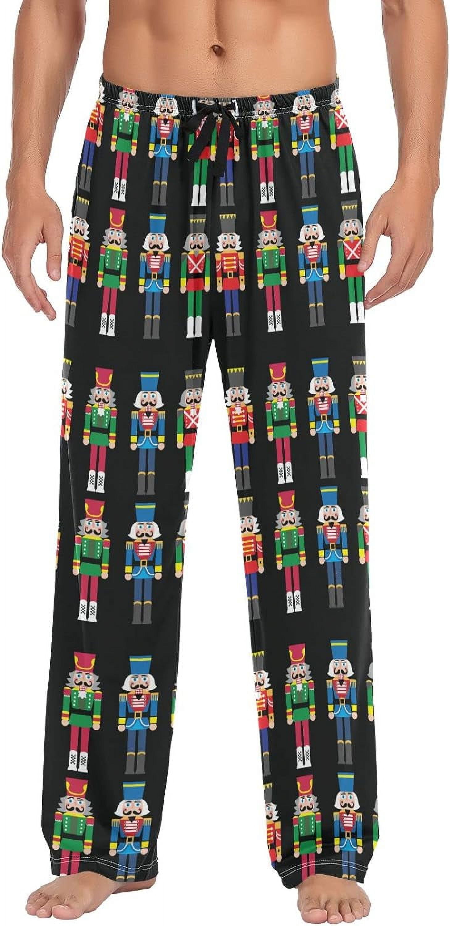 HPINK-T Xmas Nutcracker Pajama Pants for Men Pajamas Bottoms Sleep ...