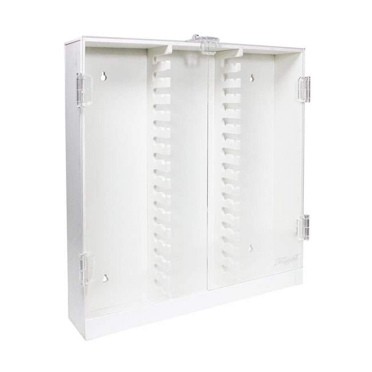HPLC 15 Column PVC Cabinet with Lockable Hinged Doors, White - Walmart.com