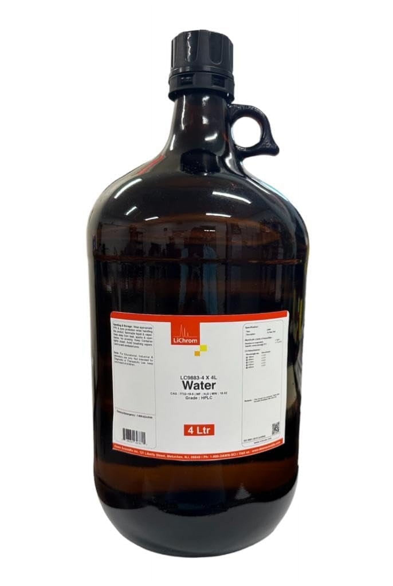 HPLC Mobile Phase Combo Offer: LiChrom - 02, Case of 1x4L Acetonitrile ...