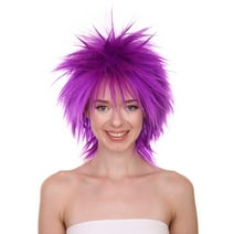 Funky Punk Wig - Blue - Adult Costume Accessory - Walmart.com