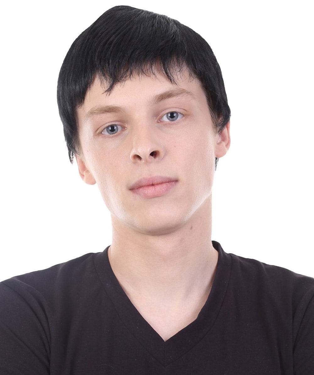 HPO Gothic Hair Cosplay Party Wig, Adult Men's, Black, Best For ...