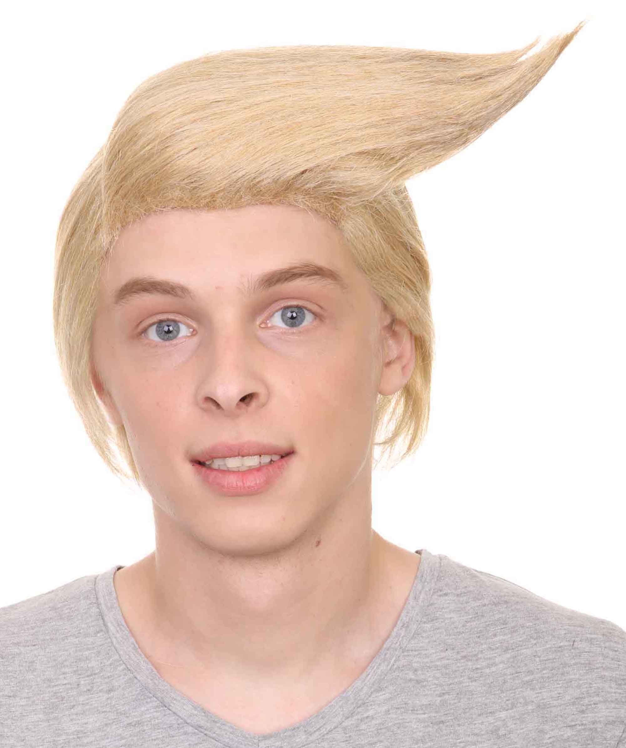 HPO Adult Men President Wig in Acute Angle, Blonde Wig, Premium ...