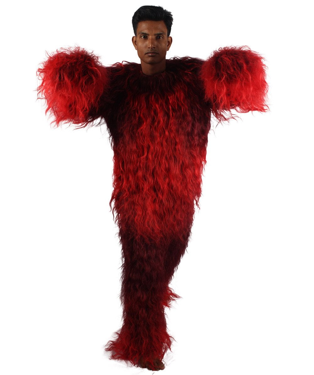 HPO Adult Men or Women Hairy Snowman Yeti Costume | Mountain Warrior ...