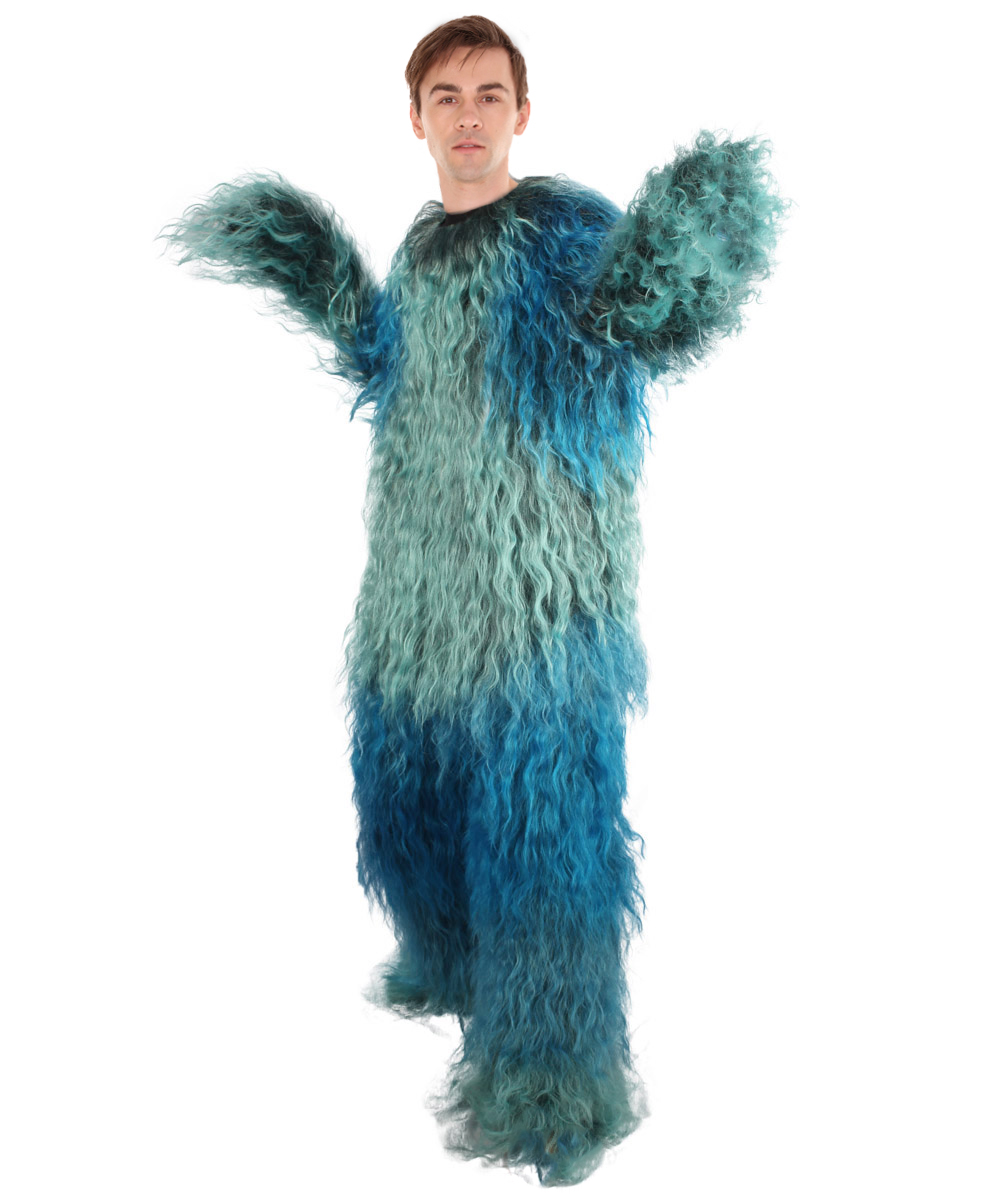 HPO Adult Men or Women Hairy Snowman Yeti Costume | Mountain Warrior ...