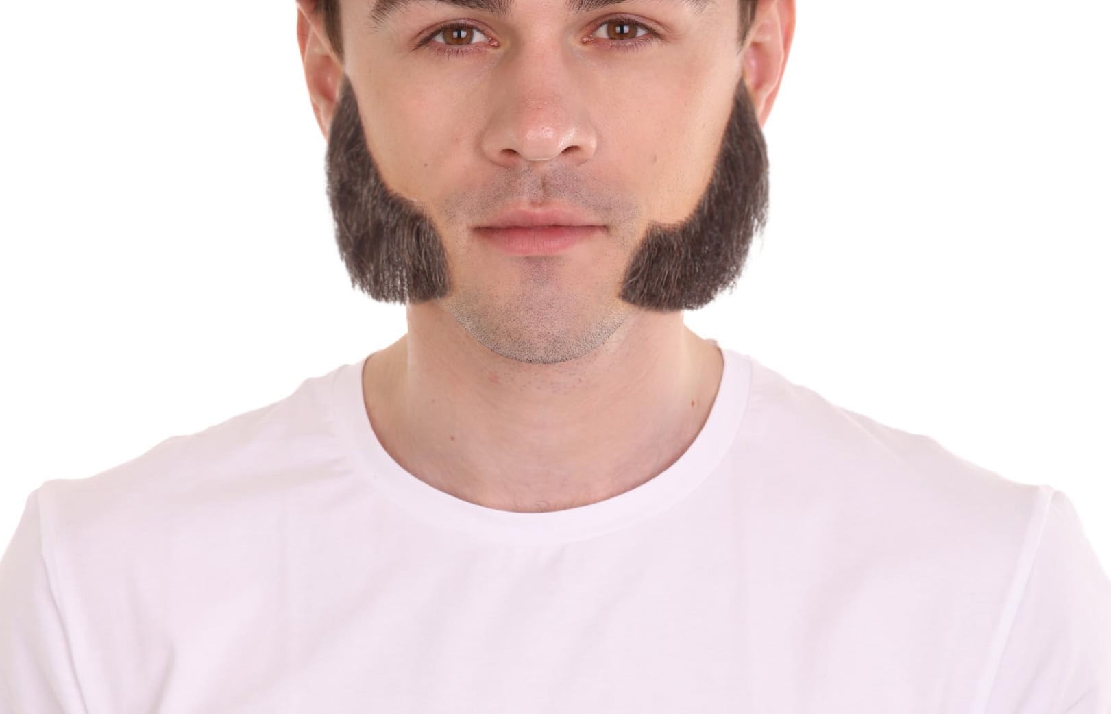 HPO Adult Men's Fake Facial Hair Mutton Chops Side Burns Set | Multiple ...