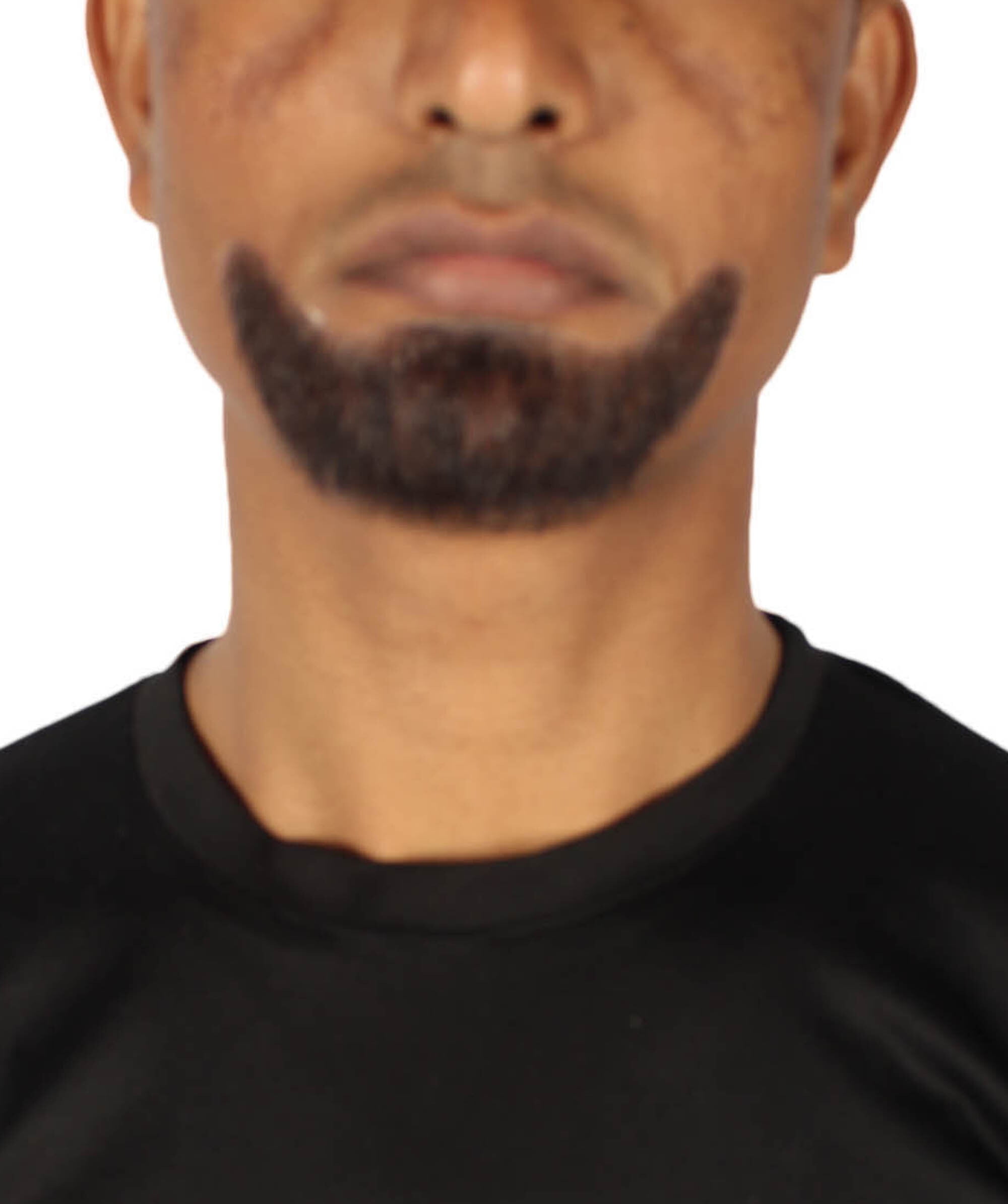 HPO Adult Men's Fake Human Hair Greaser Goatee Beard | Multiple Colors ...