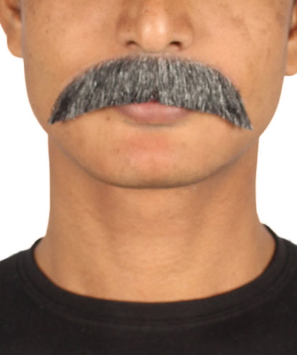 HPO Adult Men's German Physicist Mustache Set Gray Color Costume ...