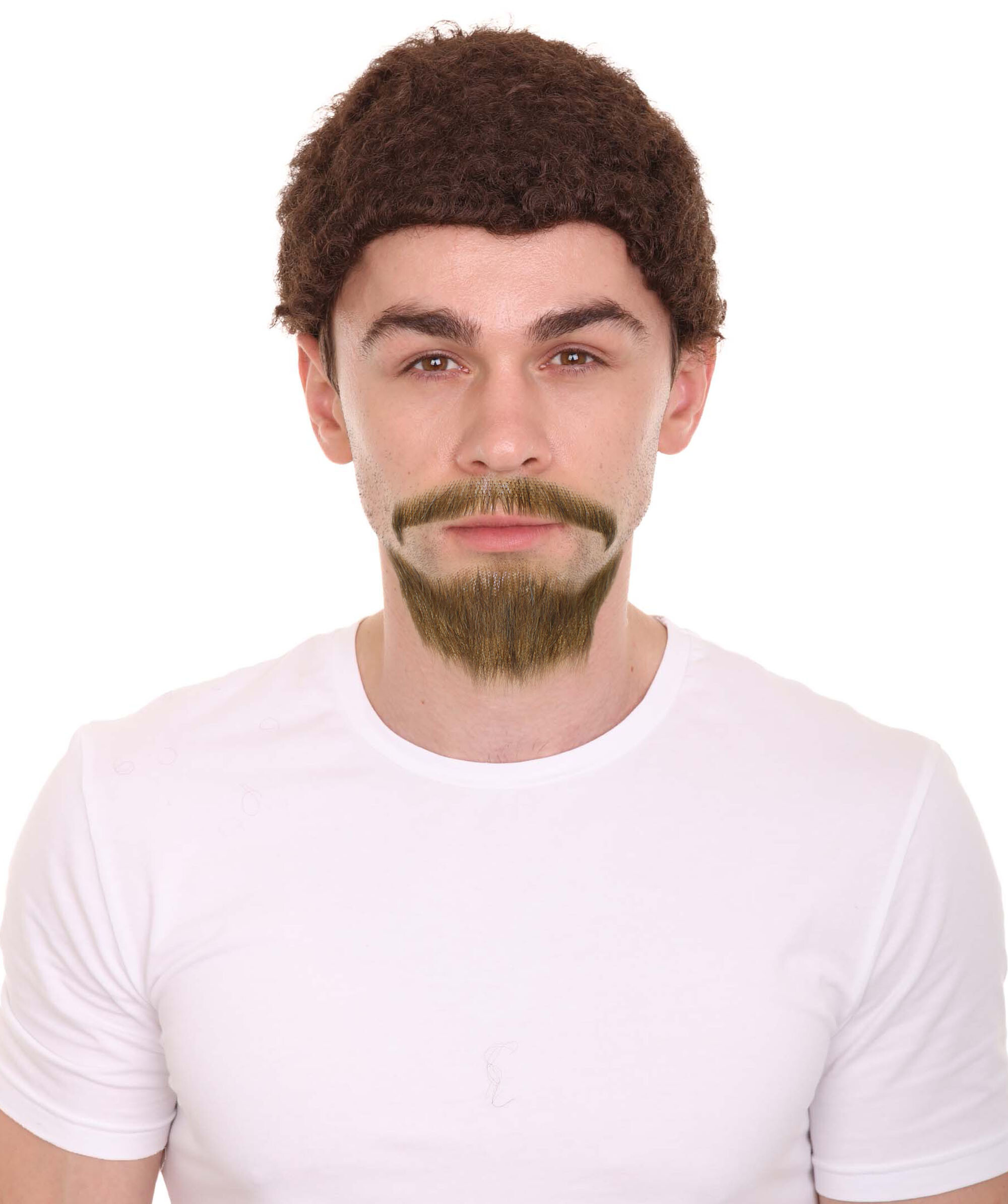 Fake Black Facial Hair Farmer/Lincoln Beard Adult Halloween Costume ...