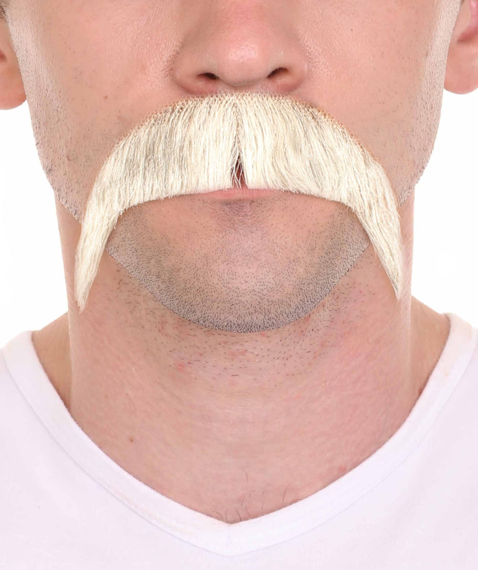 HPO Adult Men's Horseshoe Human Hair Mustache Styles | Facial Hair ...