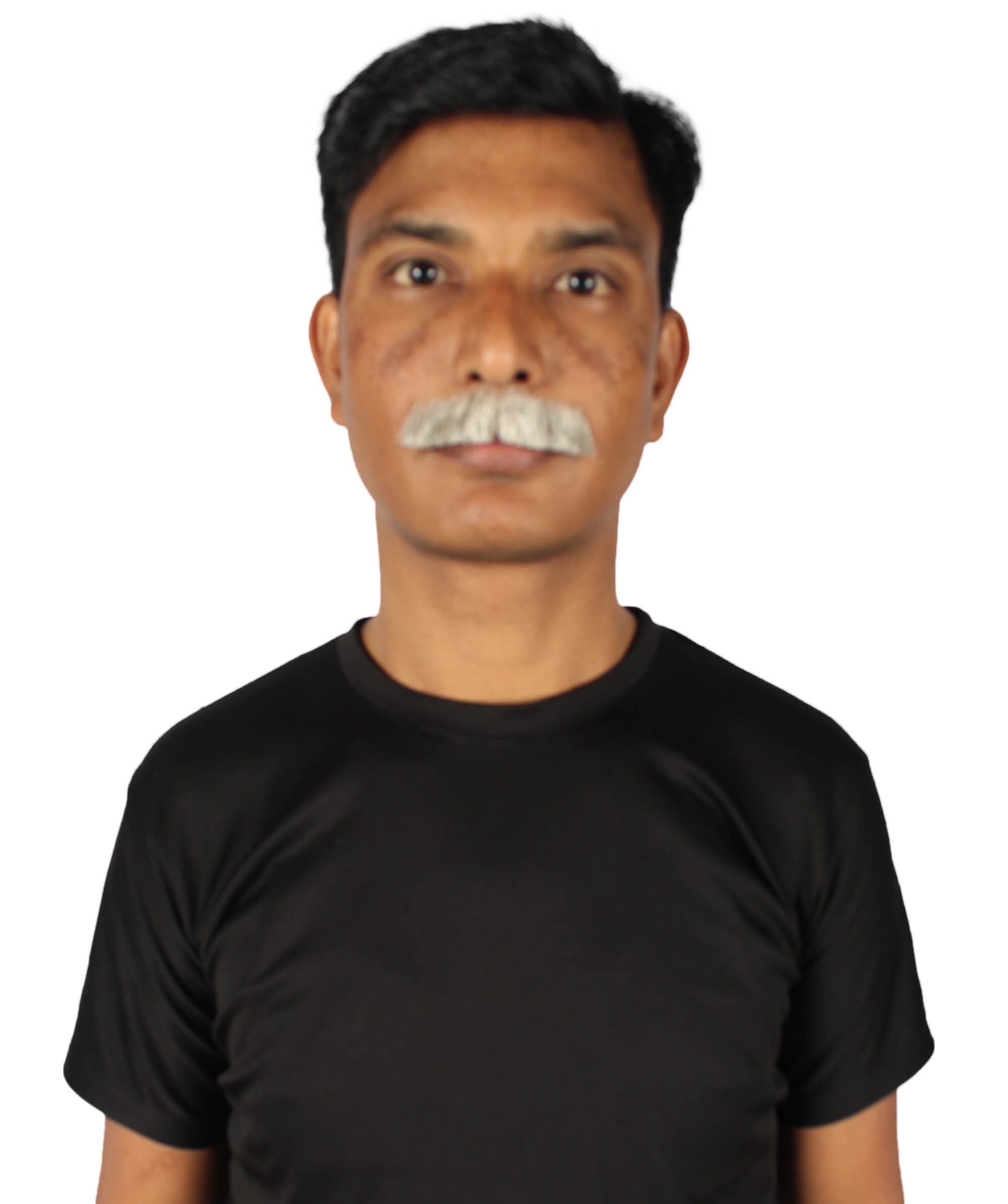 HPO Fake Mustaches, Adult Men's Human Hair Fake Mustache Cosplay Facial ...