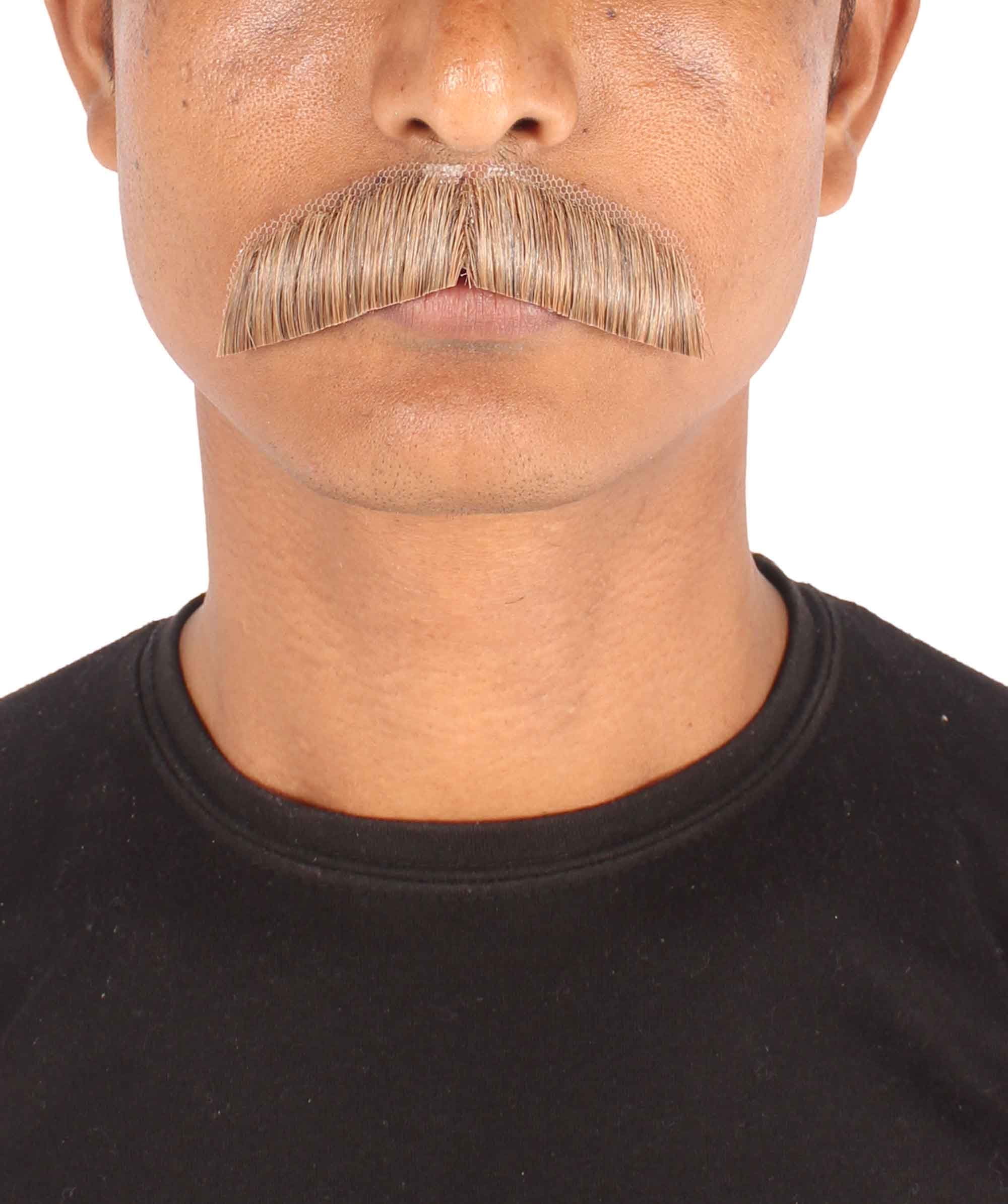 HPO Adult Men's Lampshade Mustache | Human Facial Hair | Multiple ...