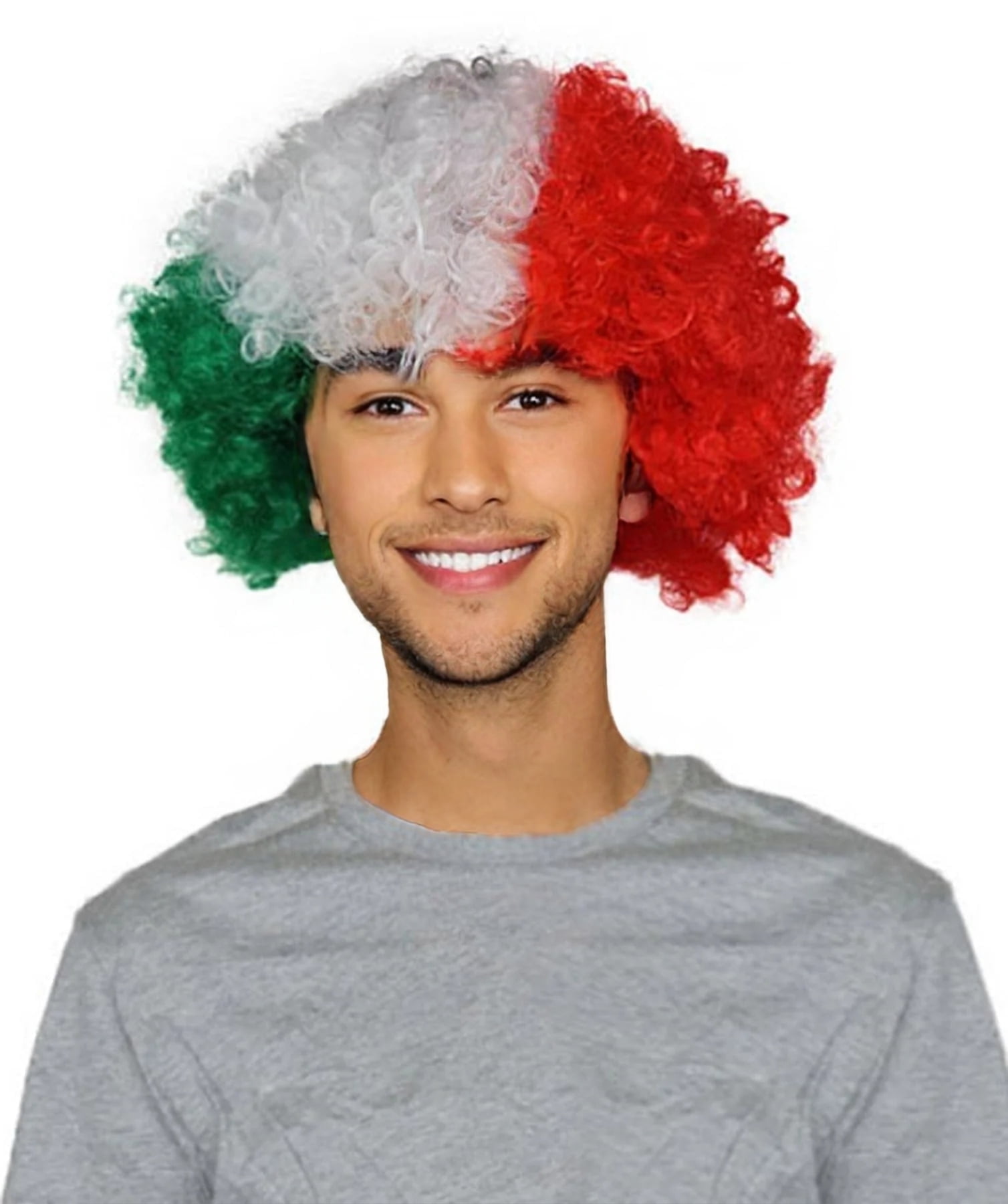 HPO Adult Men's Mexico Sports Flag Red White Green Colour Cosplay ...