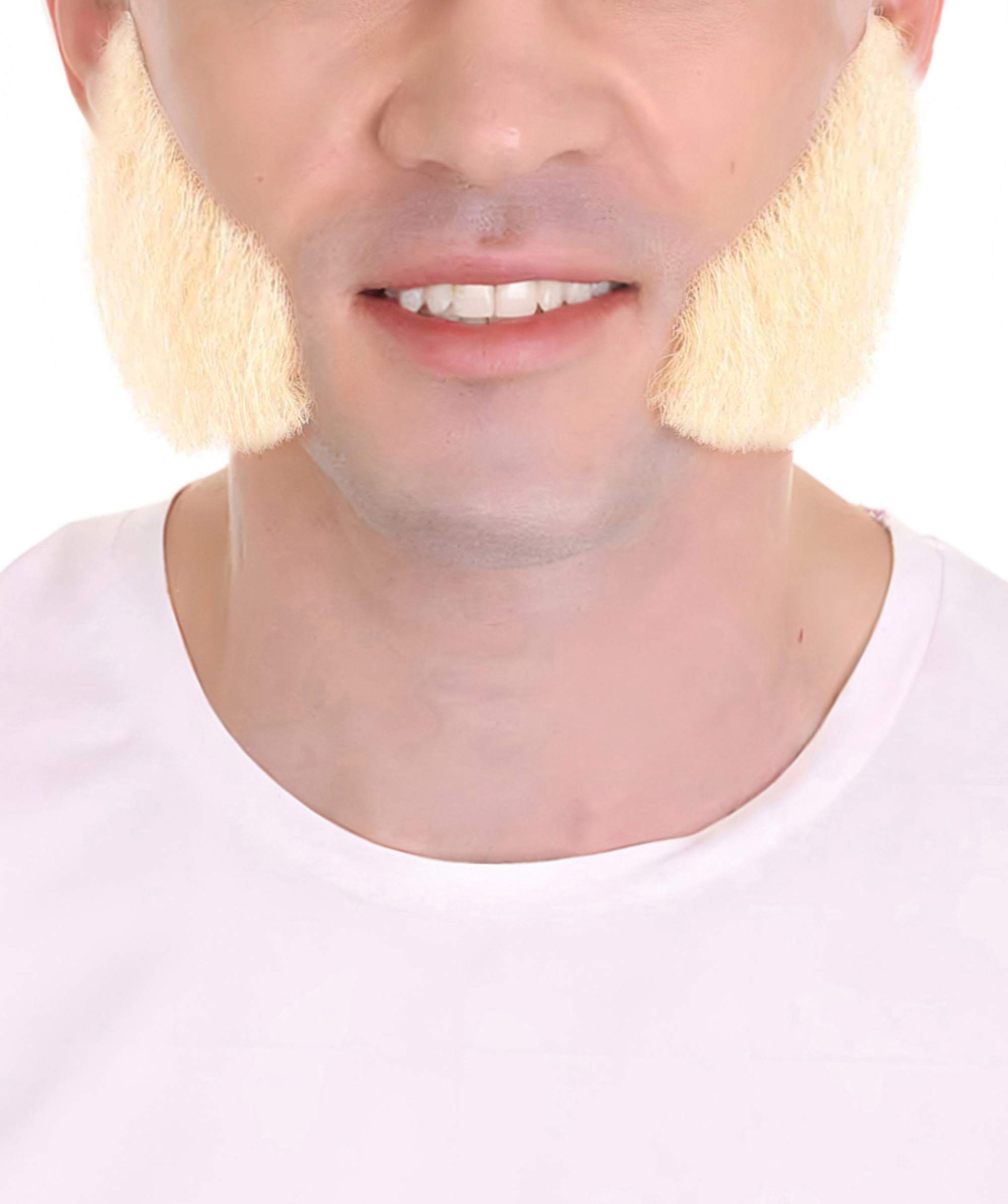 HPO Adult Men's Mutton Chops Side Burns Beard | Human Facial Hair White ...