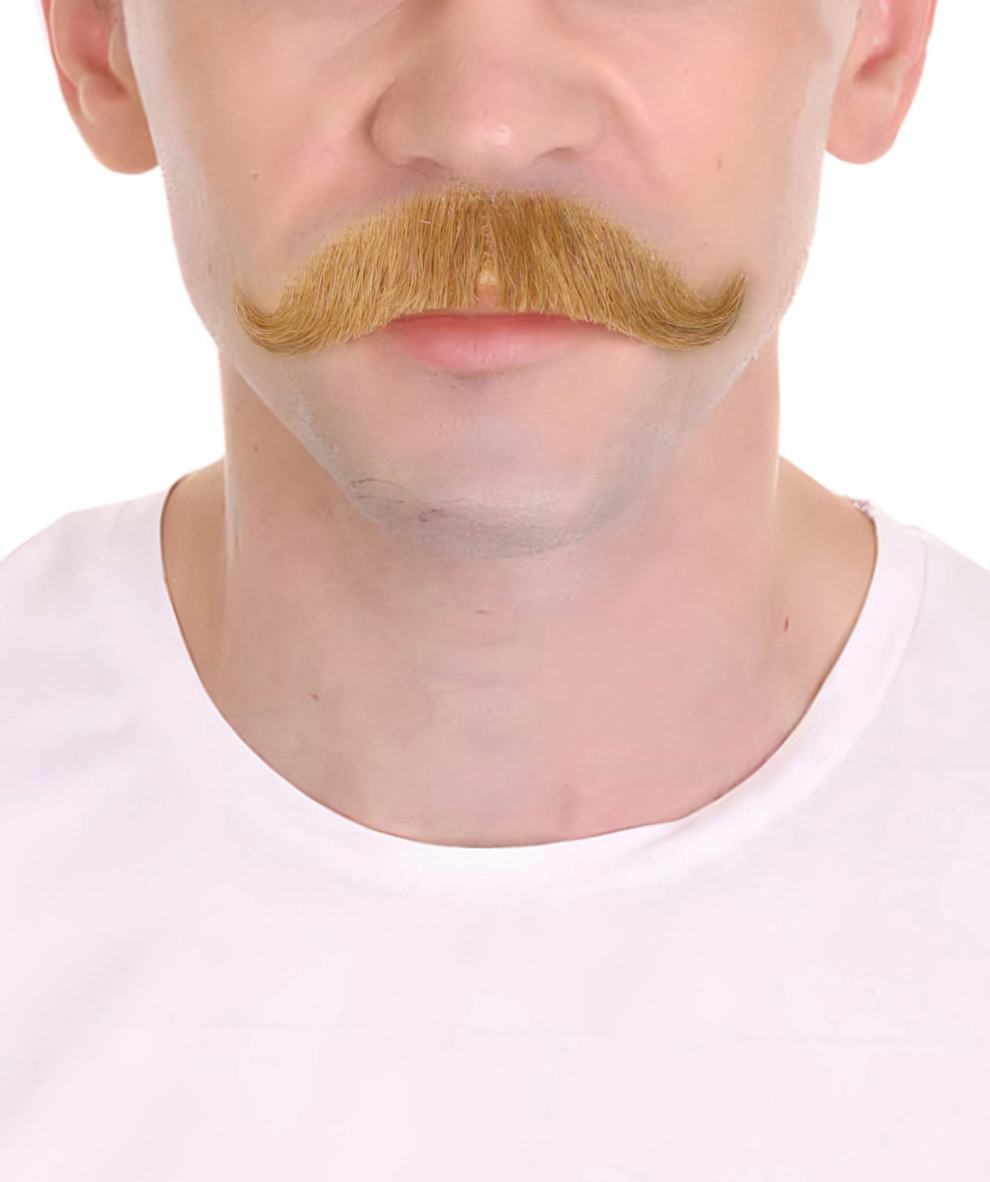 HPO Fake Mustache for Adult Men's Premium Imperial Human Facial Hair ...