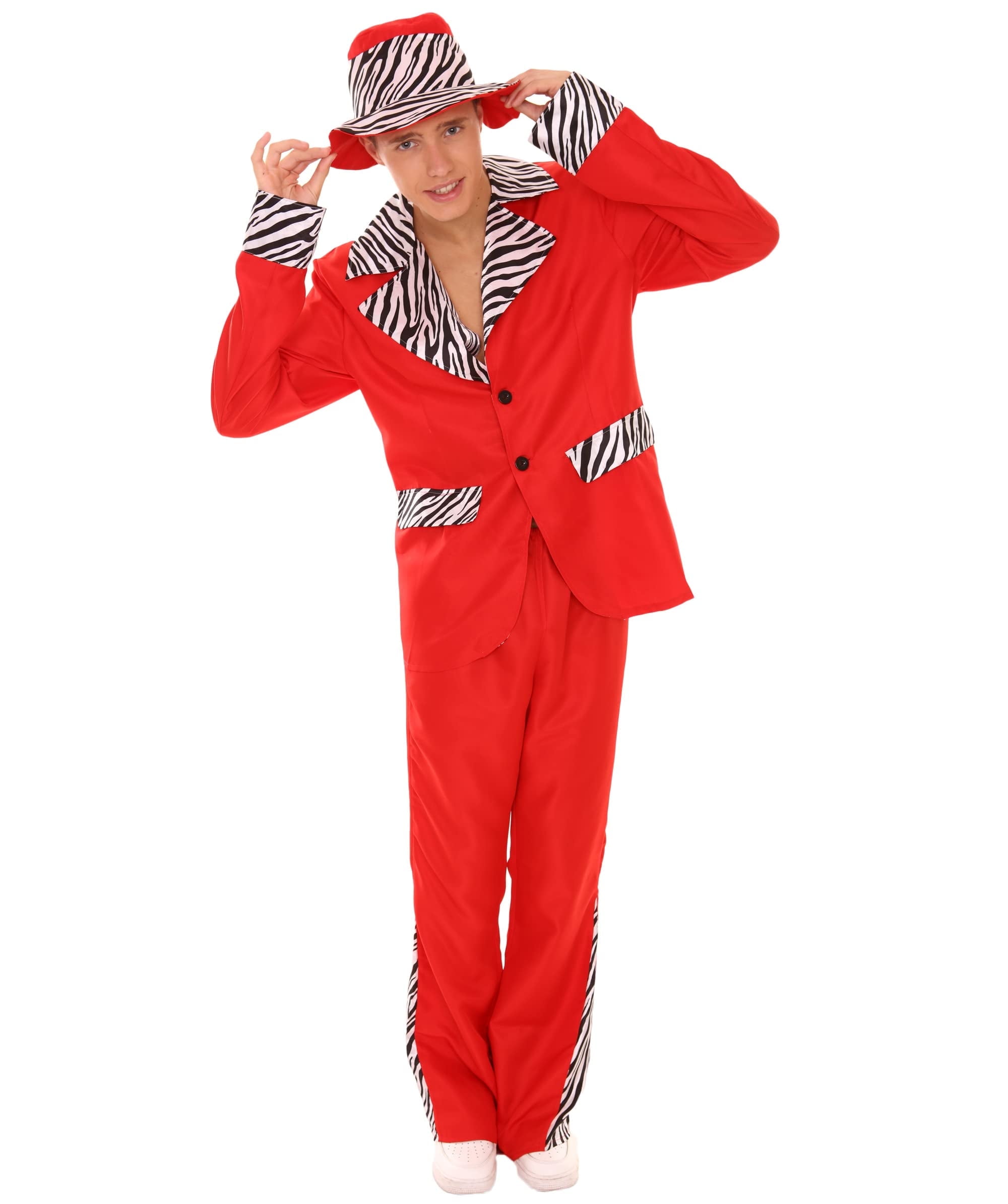 HPO Adult Men's Sweet Red Color Costume | Red Color Halloween Costume ...