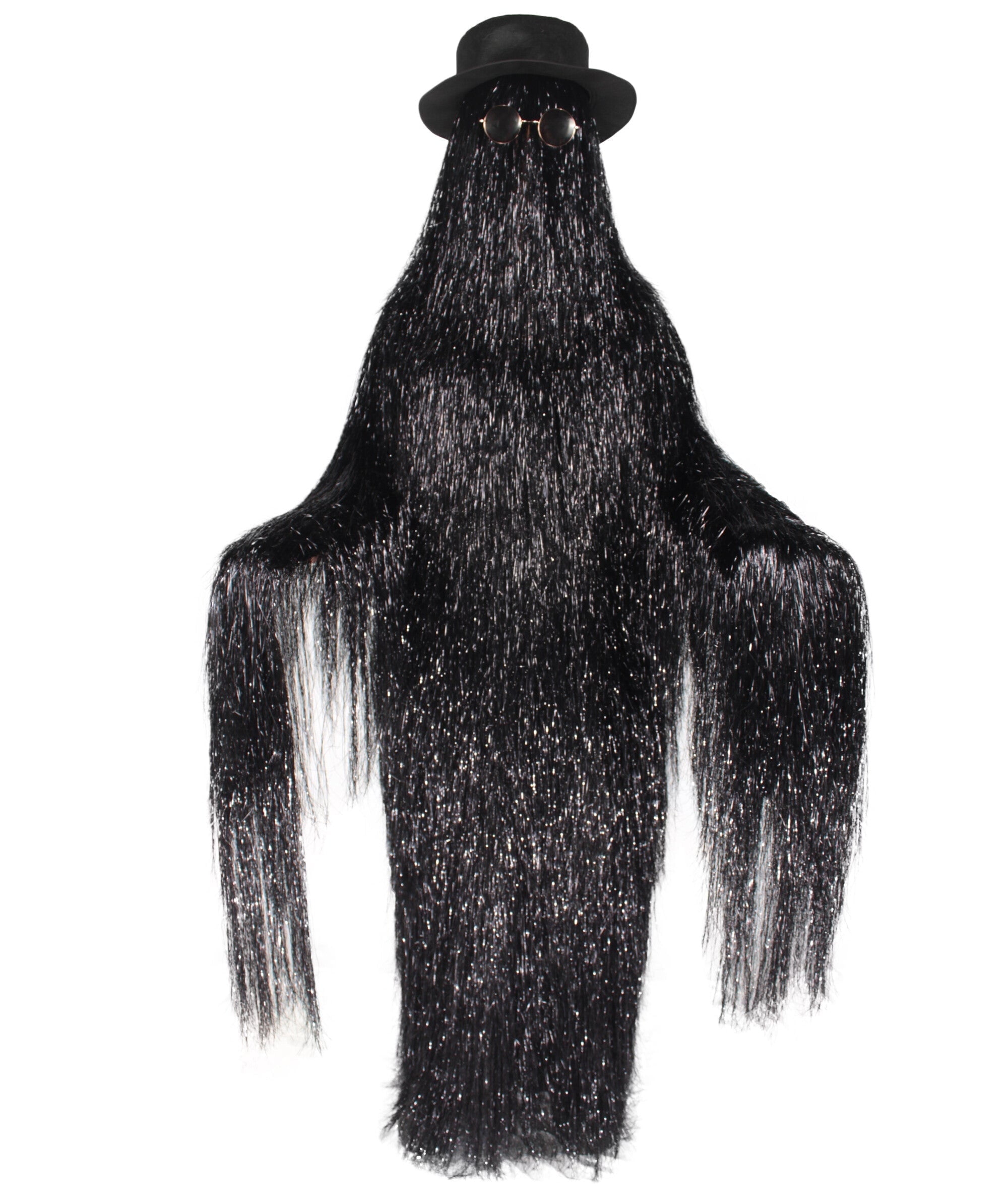 HPO Adult Unisex Dapper Creature Monster Dress Wig & Costume, Black ...