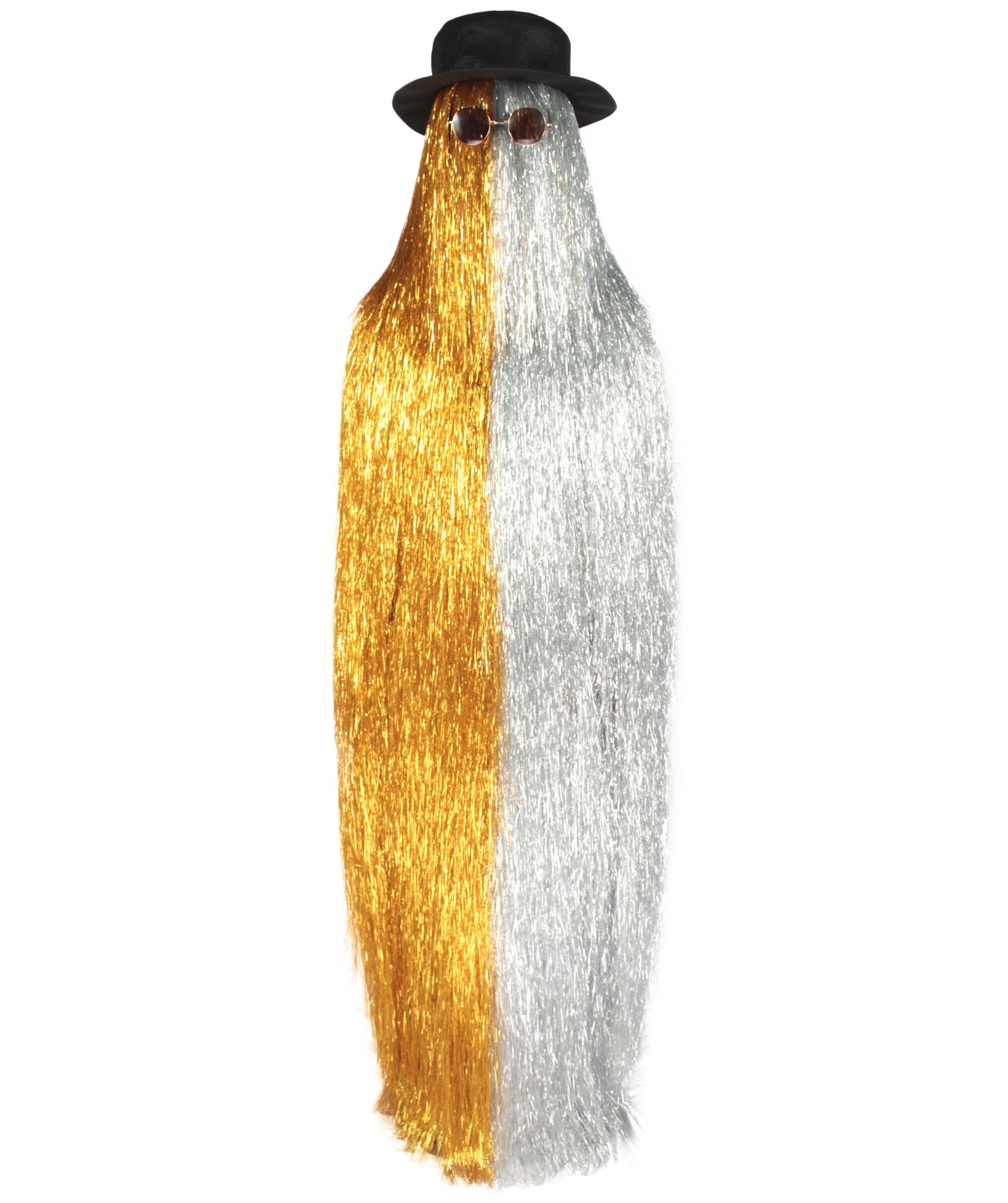 HPO Adult Unisex Dapper Creature Monster Dress Wig & Costume, Gold ...