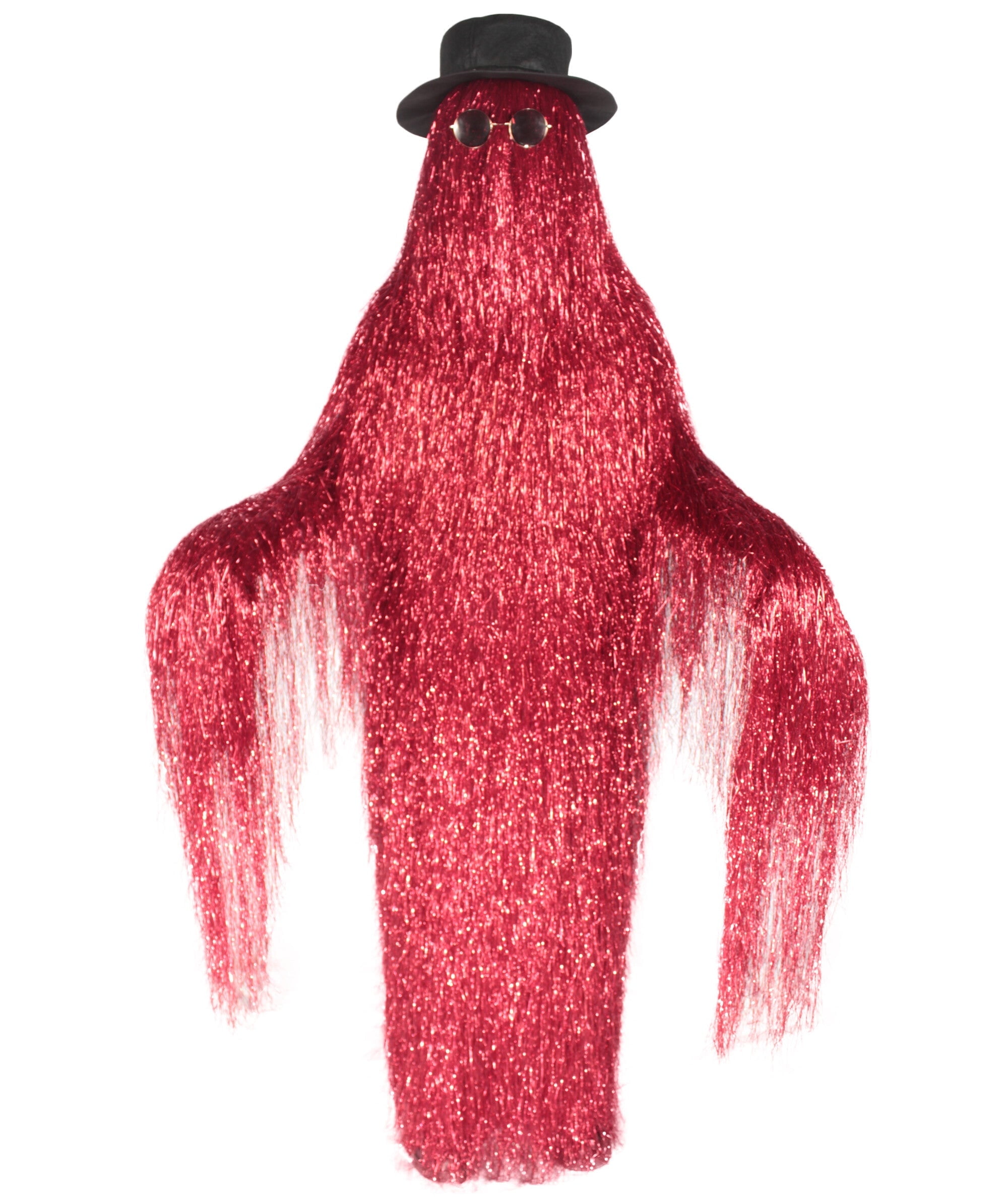 HPO Adult Unisex Dapper Creature Monster Dress Wig & Costume, Red Color ...