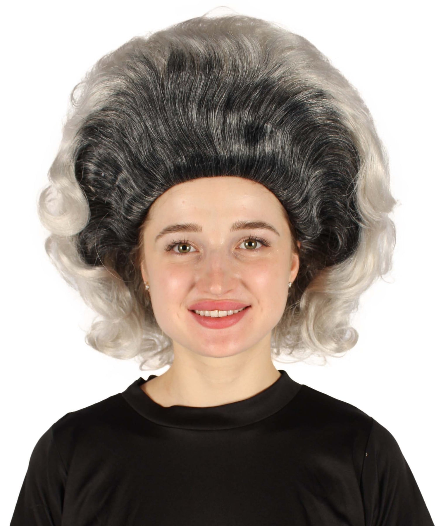 HPO Adult Unisex Drag Queen Grey-black Beehive Wig | Non-flammable ...