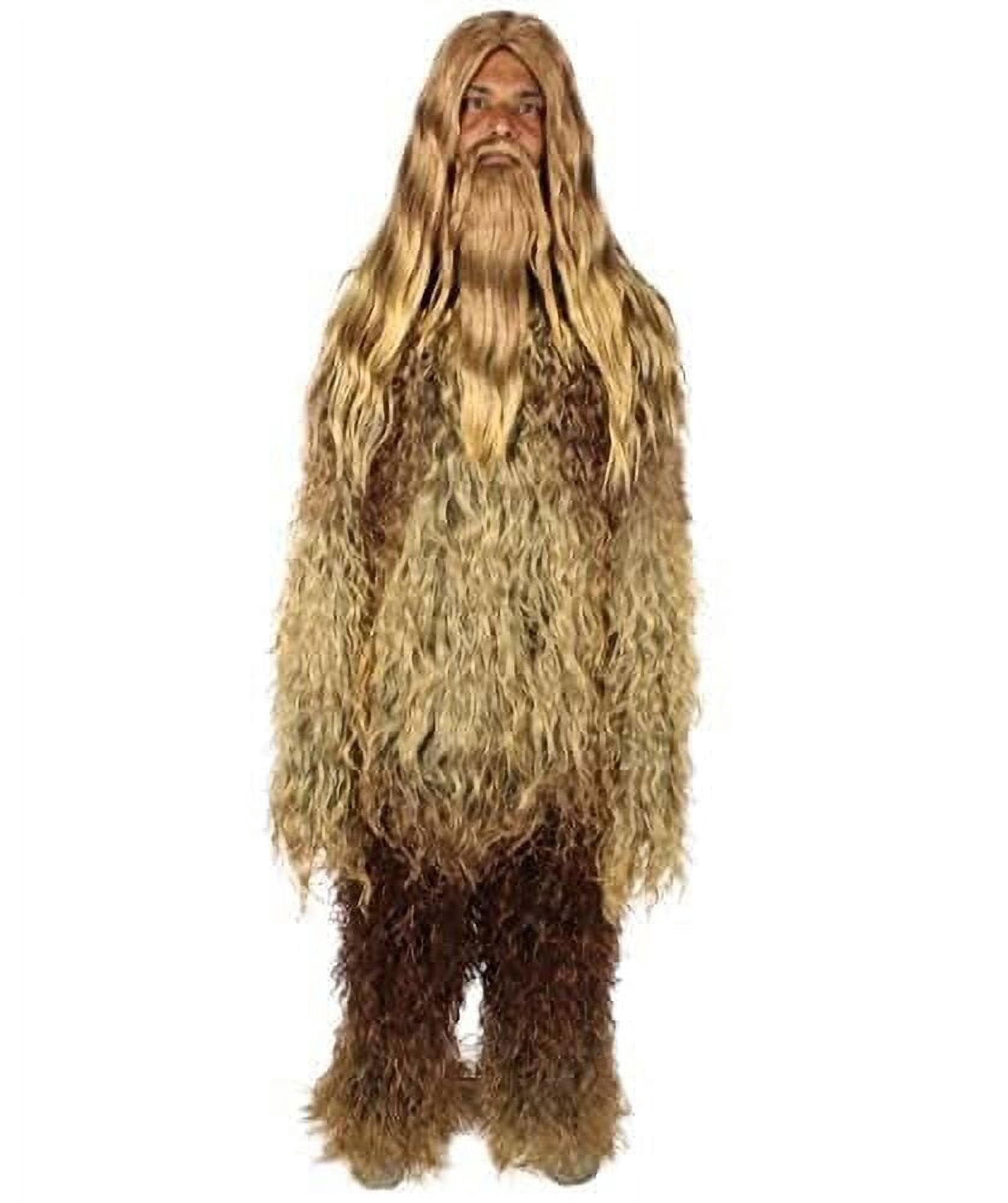 HPO| Adult Unisex Hairy Mythical Creature Horror Wig Costume| Multiple ...