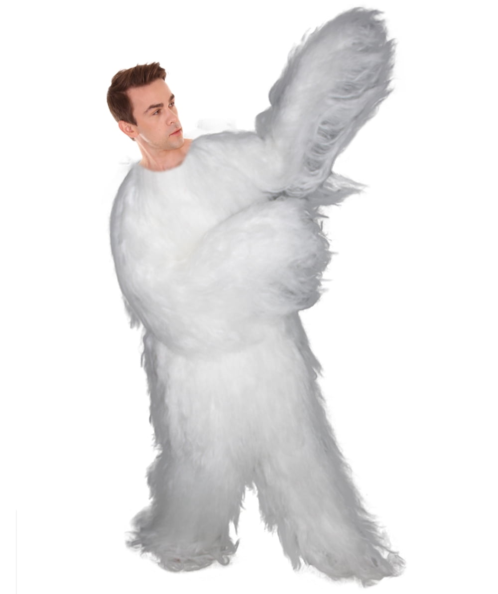 HPO Adult Unisex Hairy Yeti Mountain Snowman Bigfoot White Color ...