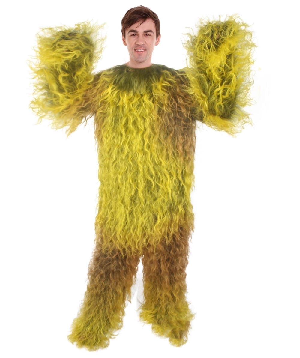 HPO Adult Unisex Hairy Yeti Mountain Snowman Bigfoot Yellow Color ...
