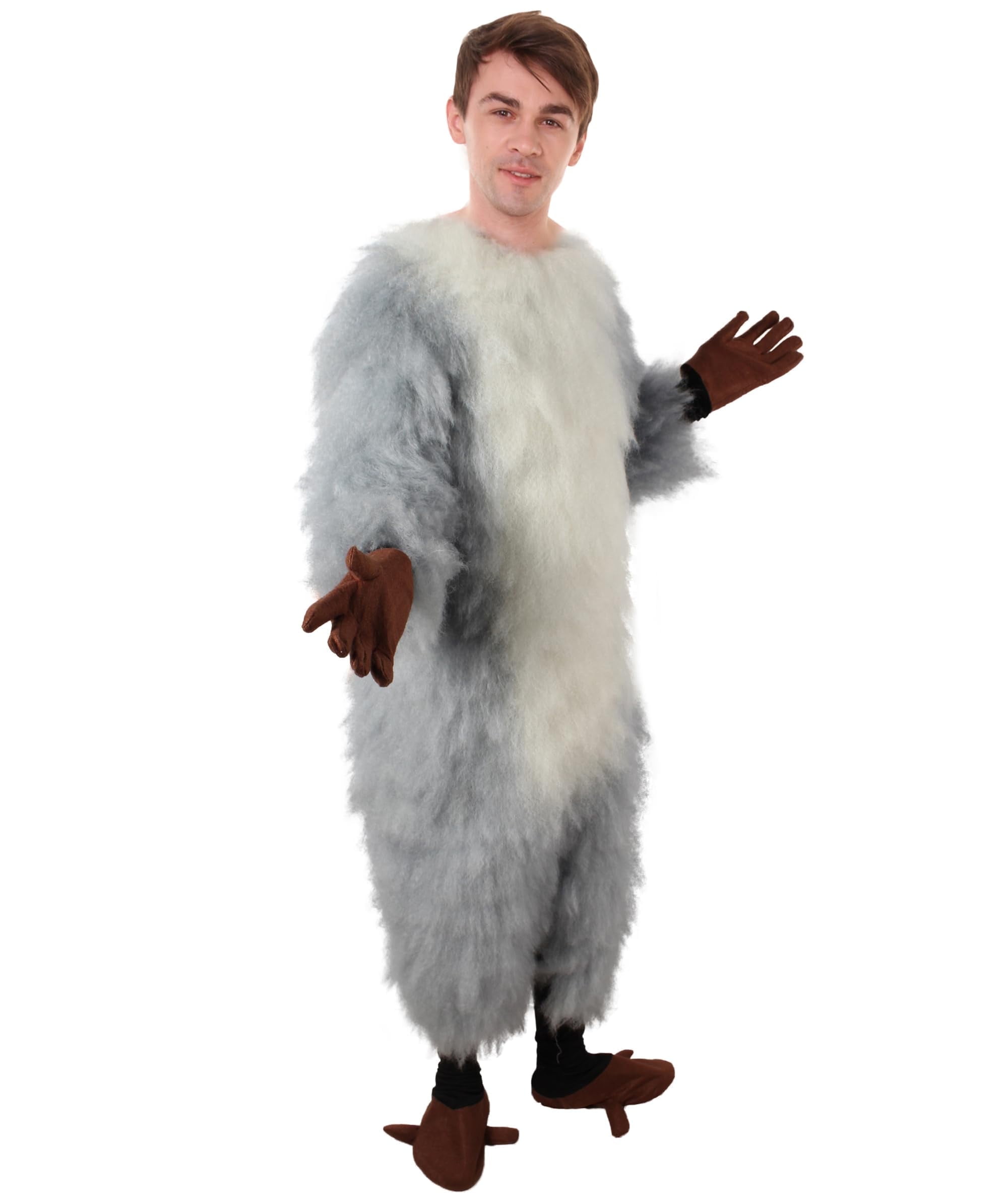HPO Adult Unisex Mandrill Monkey grey Color Costume, Best for Halloween ...