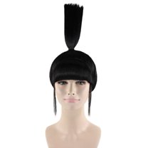 Black Burgundy Ombre Wig Adult Halloween Accessory - Walmart.com