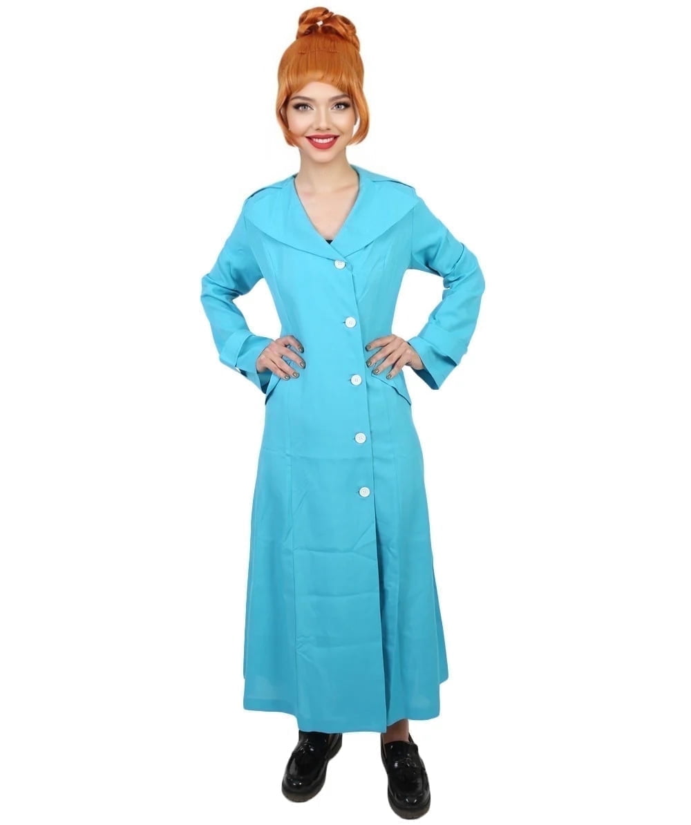 HPO Adult Women's Anti-Villain Spy Long Trend over Trench Coat Dress ...