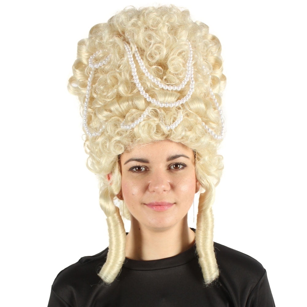 HPO Adult Womens Baroque Beehive Wig Historical Marie Antoinette ...