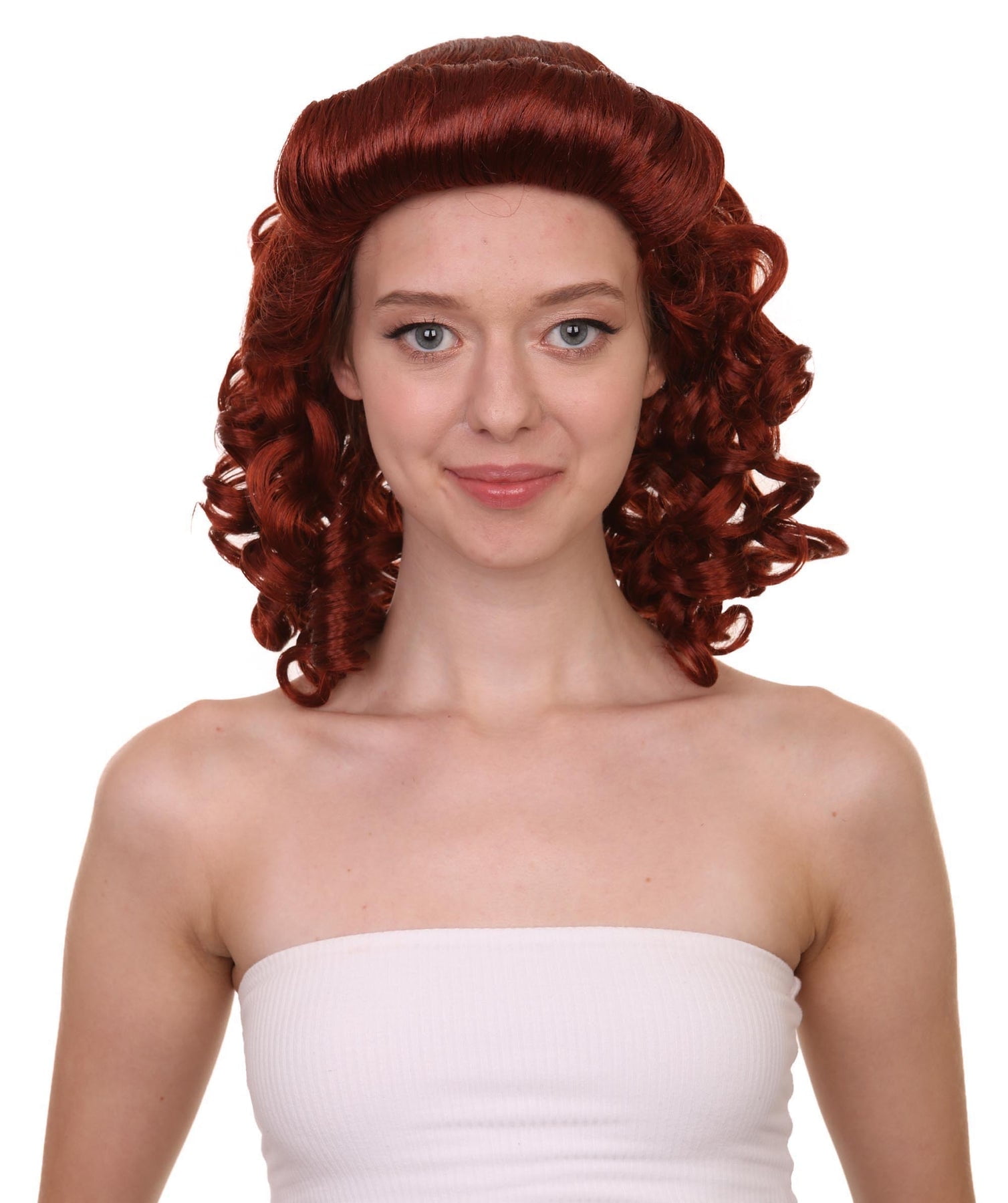 HPO Adult Womens 40's Pin Up Girl | Brown Color Vintage Wig | Premium ...