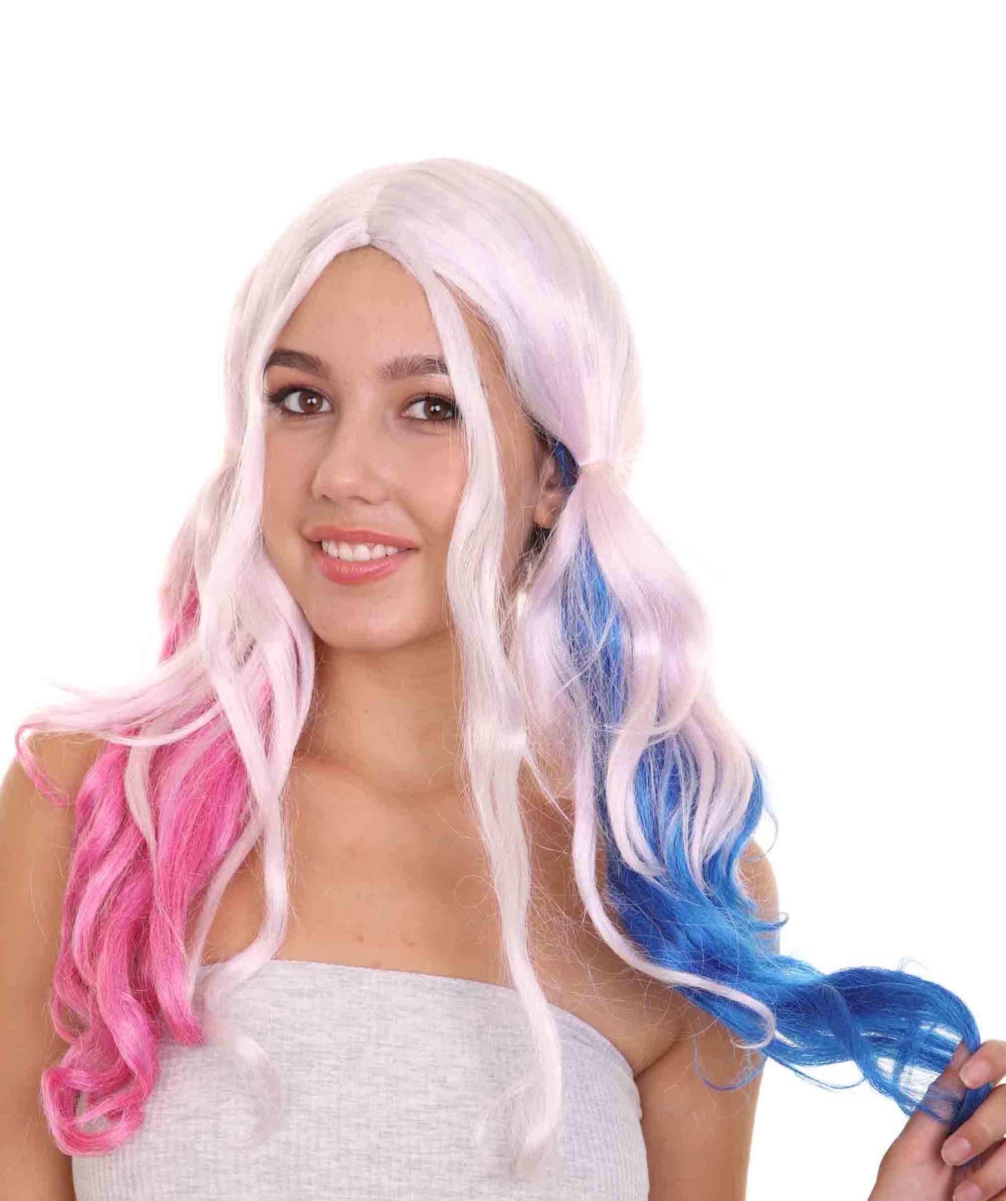 HPO Harley Super Villain Wig | Multi-color Cosplay Women's Wig ...
