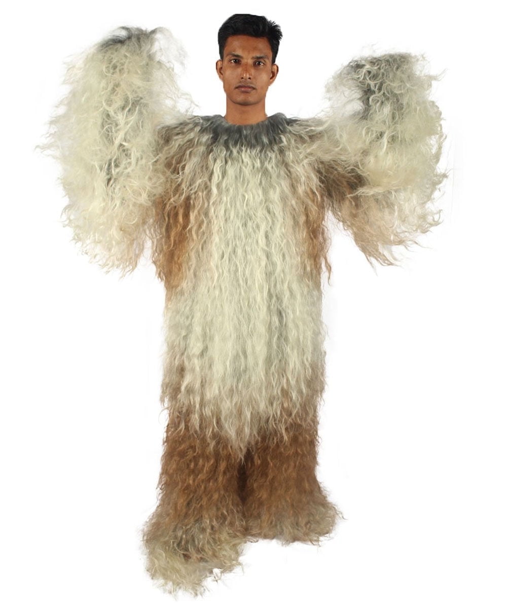 HPO Yeti Costume, Adult Unisex Mountain Snowman Bigfoot Cosplay ...