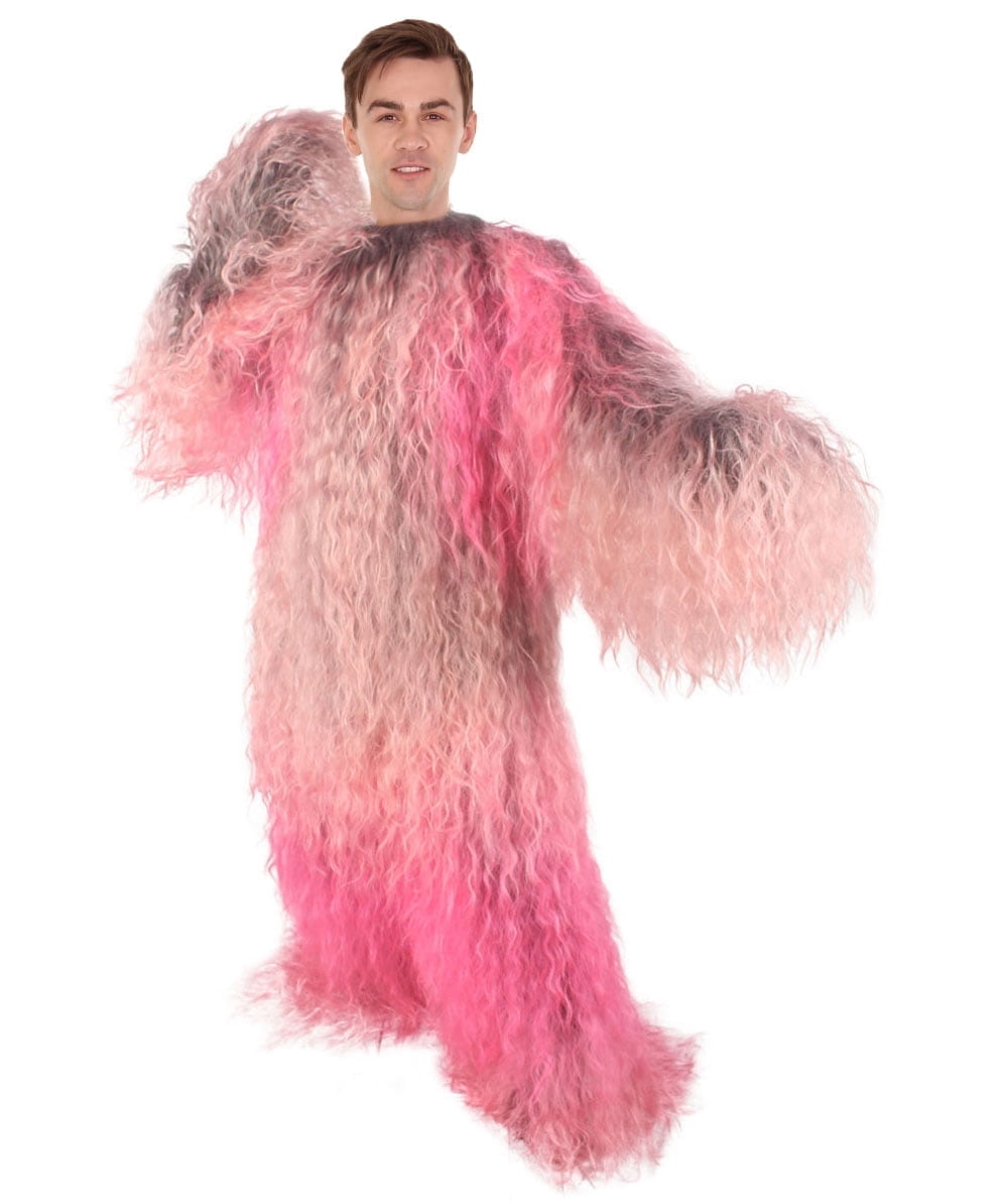 HPO Long Hairy Yeti Costume | Adult Unisex Mountain Snowman Bigfoot ...