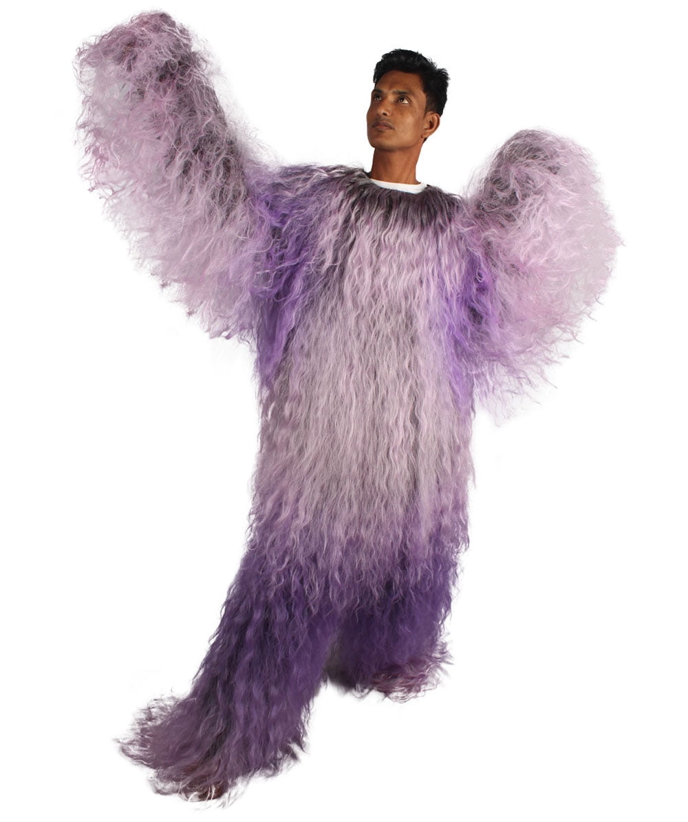 HPO Long Hairy Yeti Costume | Adult Unisex Mountain Snowman Bigfoot ...