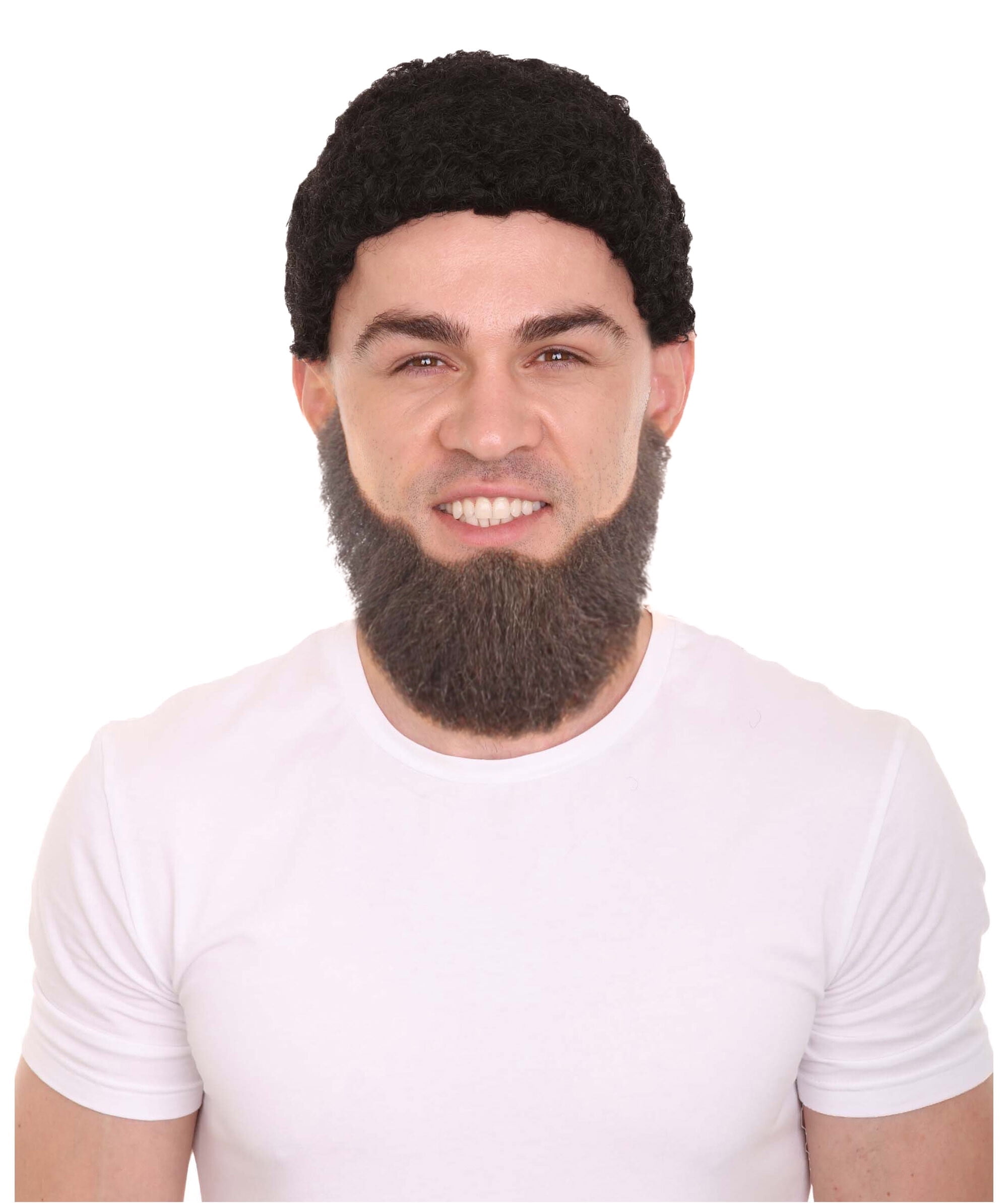 HPO | Men's David Spade Synthetic Hair Full Beard | Realistic Beard ...