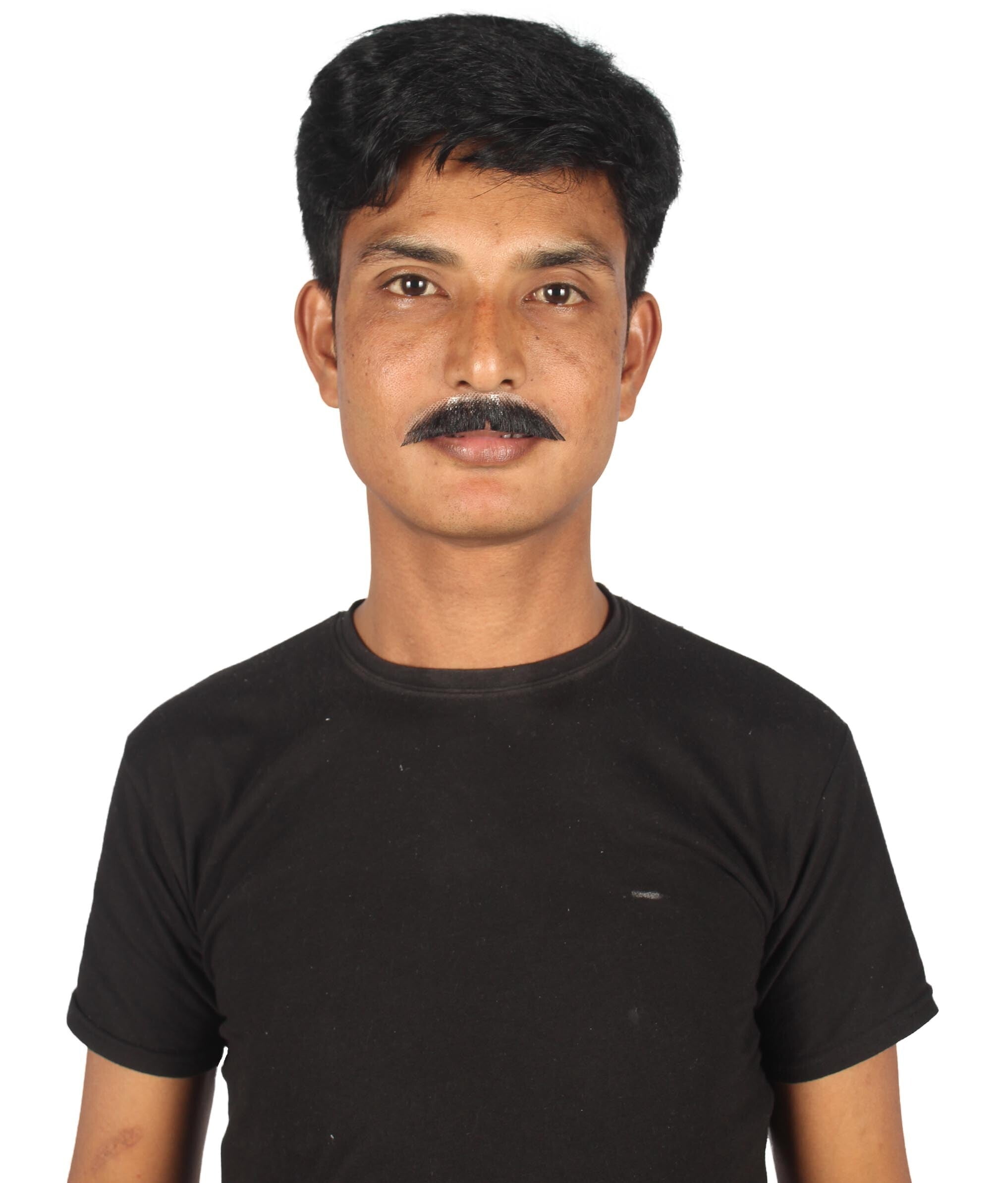 HPO Men's Human Hair Mustache Cosplay Facial Hair - Walmart.com