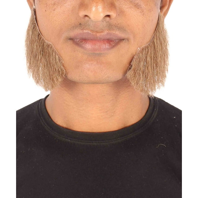 HPO Men's Mutton Chops Side Burns Beard | Human Facial Hair Brown Color ...