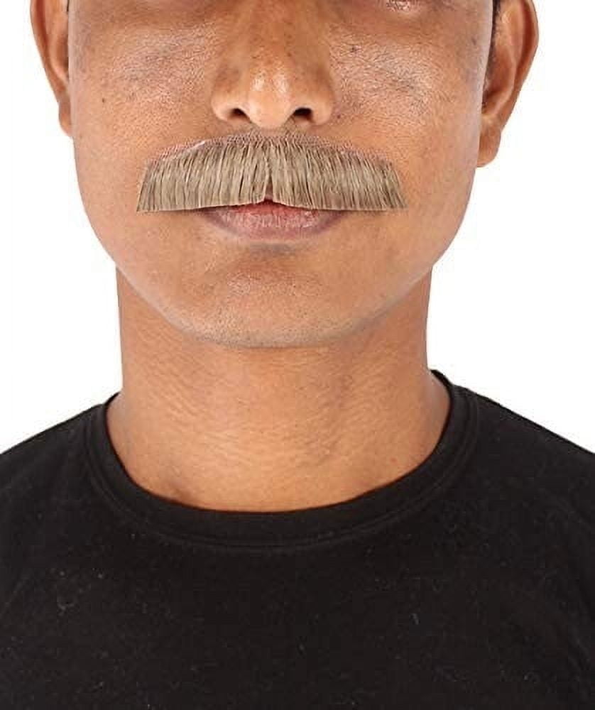 HPO Men's Synthetic Hair Mustache Cosplay Facial Hair - Walmart.com