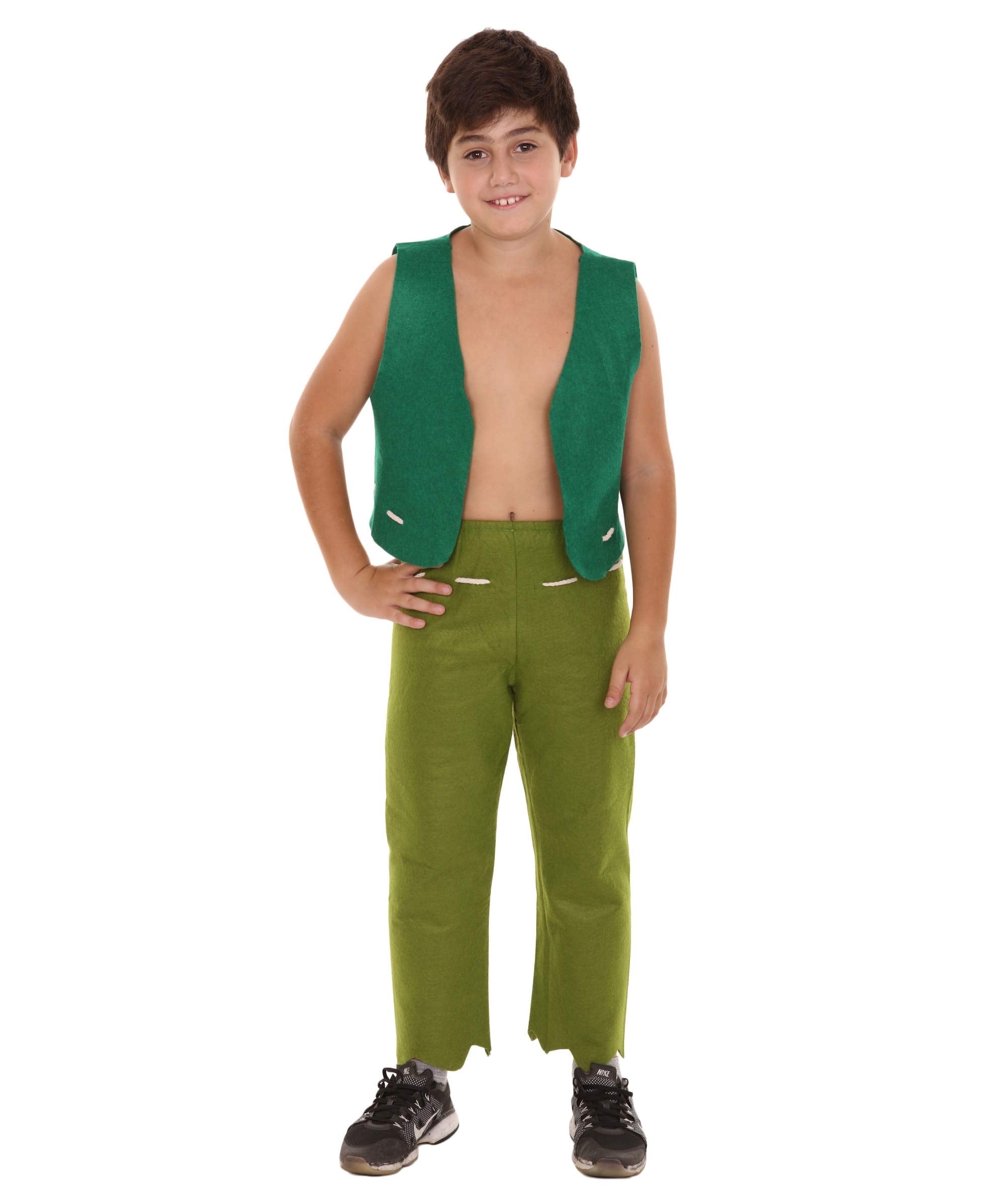HPO Troll Fancy-Dress Costume for Teen's Big Boys, Green Small ...