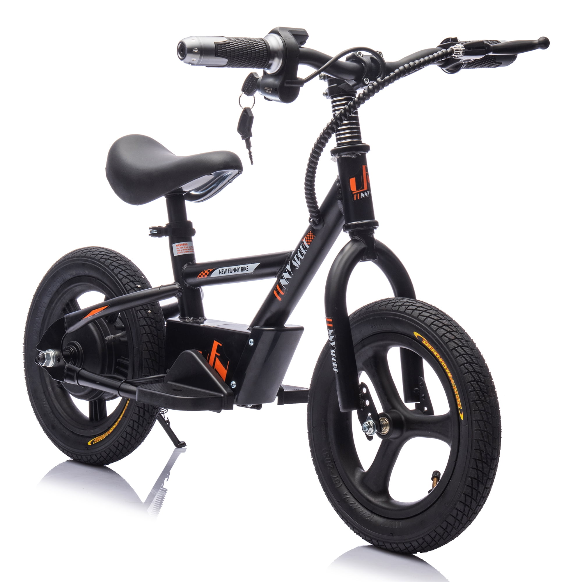 HPQ 24V Kids Electric Bike - 150W Motor (Max 9.32mph), LED Battery ...