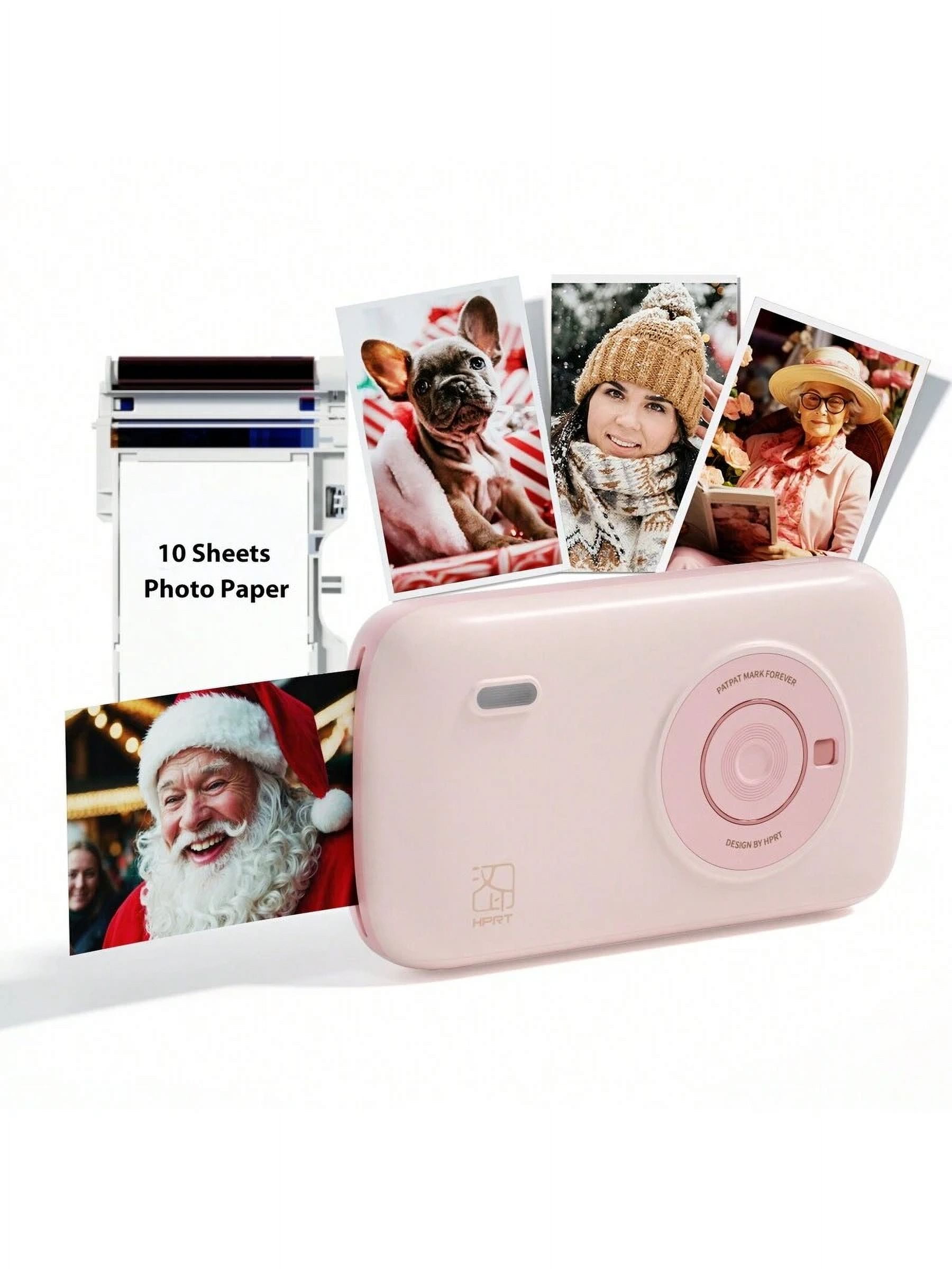 HPRT 2x3 Mini Portable Color Photo Printer - 10pcs Photo Paper Included ...