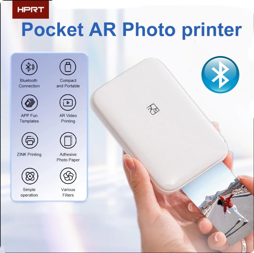 HPRT MT53 2x3 Inch Pocket Mini Color Photo Printer Smart Wireless ...