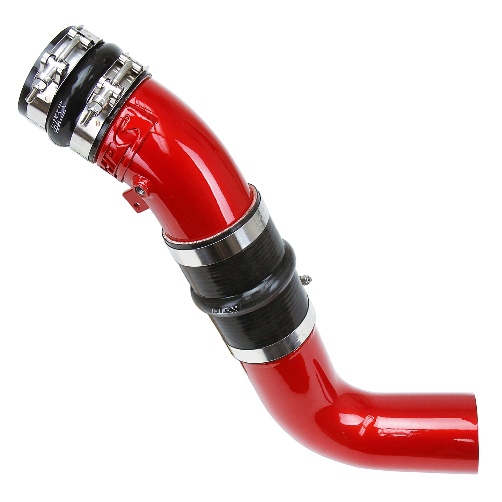 Hps 17 120r Red Intercooler Charge Pipe W Silicone Boots Cold Side Fits