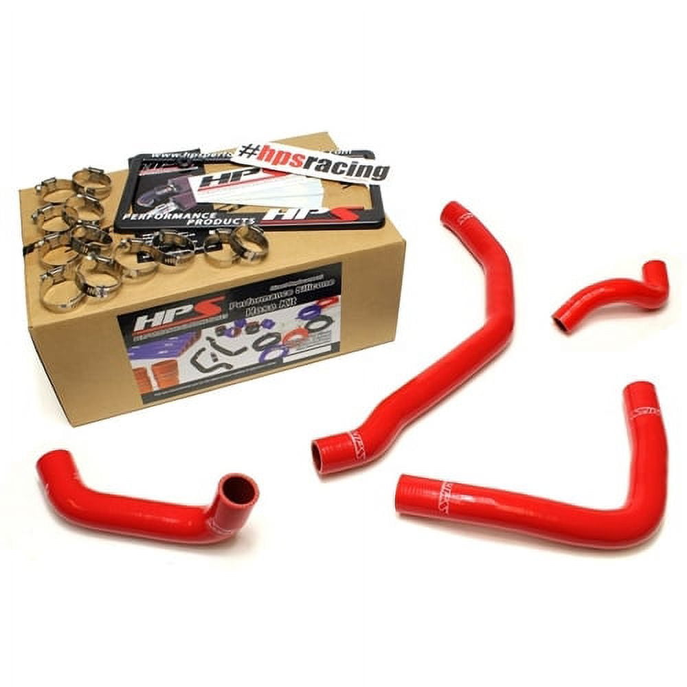 HPS 57-1500-RED Red Silicone Radiator Hose For 1990-1999 MR2 3SGTE ...